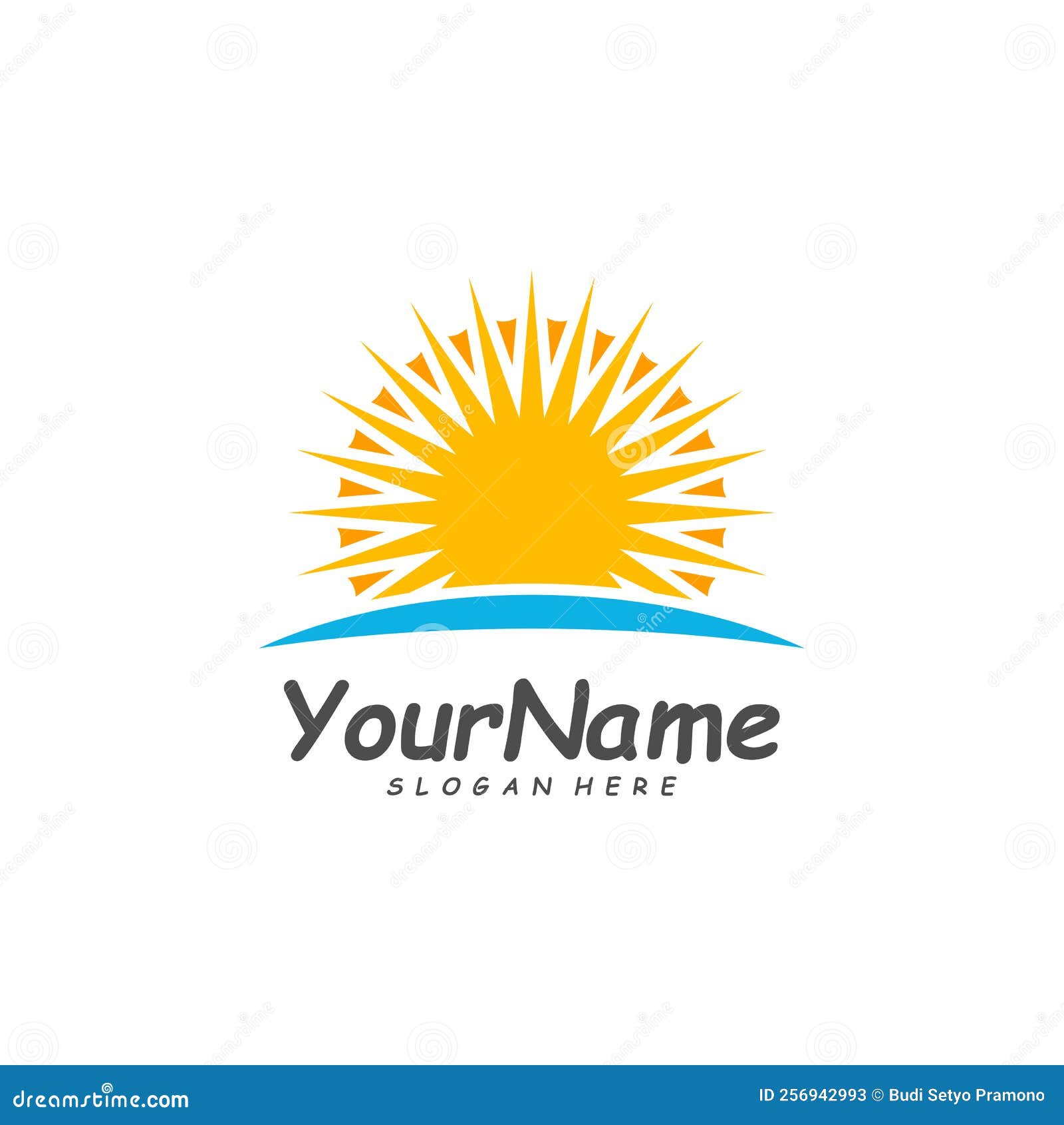 Sun Logo Design Template, Creative Sun Logo Vector, Simple Icon Symbol ...