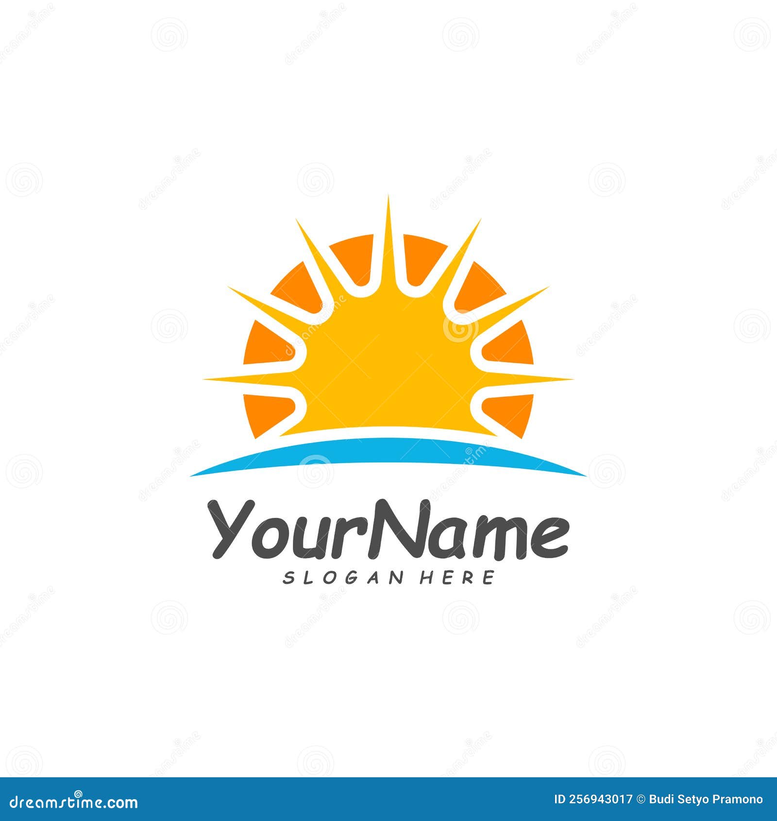 Sun Logo Design Template, Creative Sun Logo Vector, Simple Icon Symbol ...