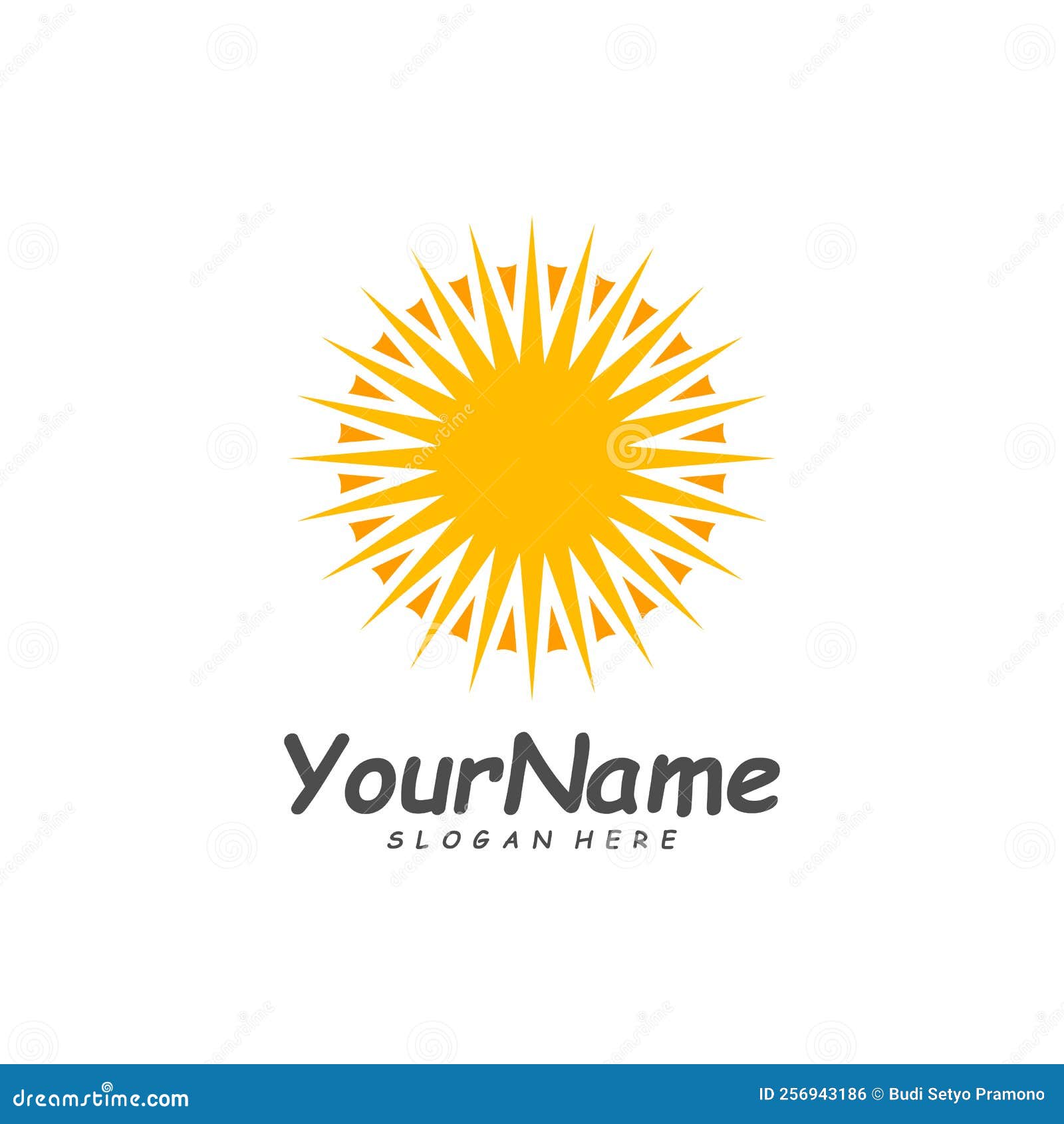 Sun Logo Design Template, Creative Sun Logo Vector, Simple Icon Symbol ...