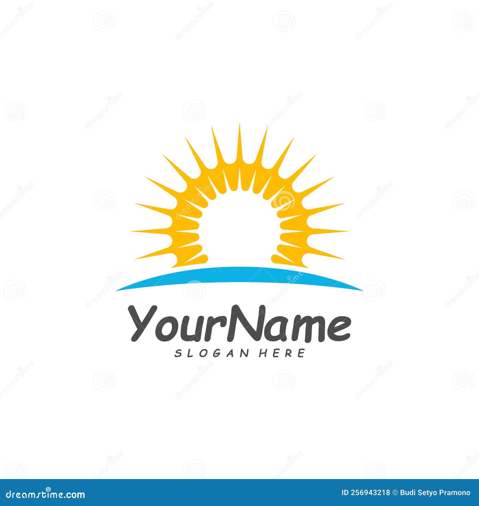 Sun Logo Design Template, Creative Sun Logo Vector, Simple Icon Symbol ...