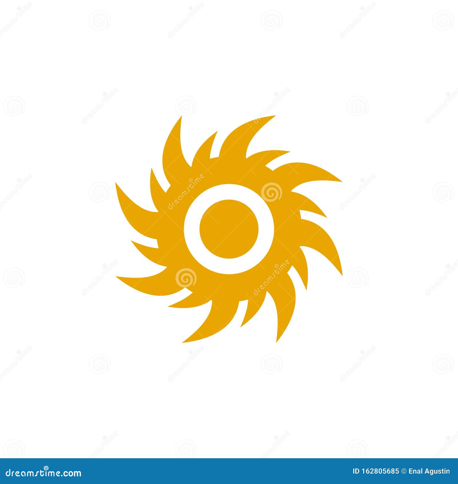 Sun Logo Design Vector Template Stock Vector - Illustration of isolated ...