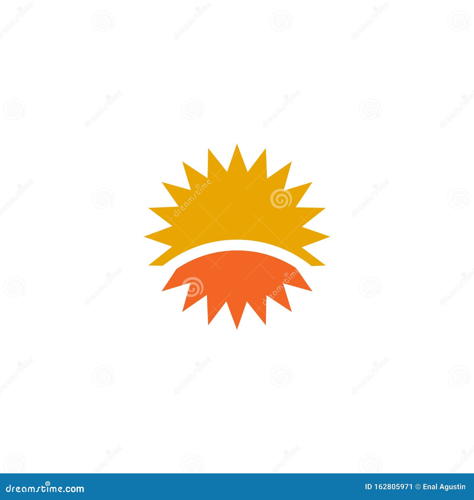 Sun Logo Design Vector Template Stock Vector - Illustration of sunrise ...
