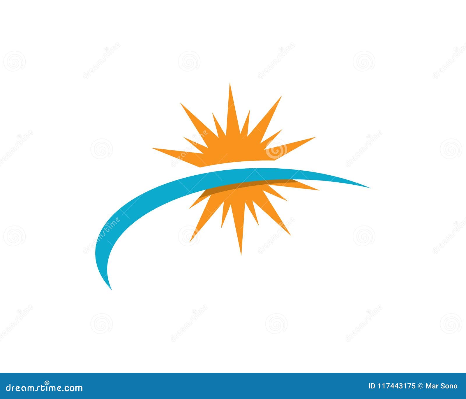 Sun Logo and Star Icon Web Vector - Stock Vector - Illustration of ...