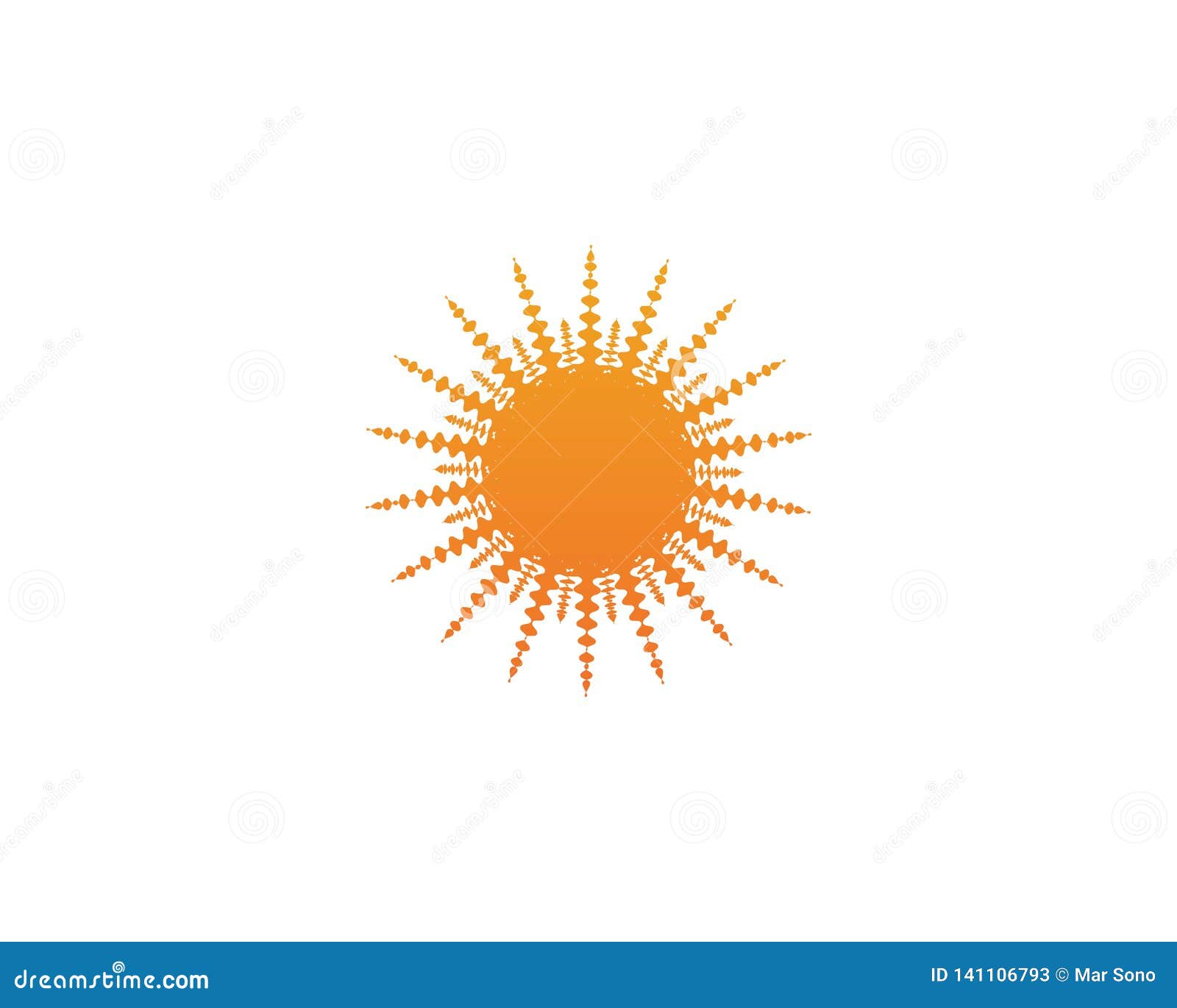 Sun logo and symbol vector stock vector. Illustration of yellow - 141106793