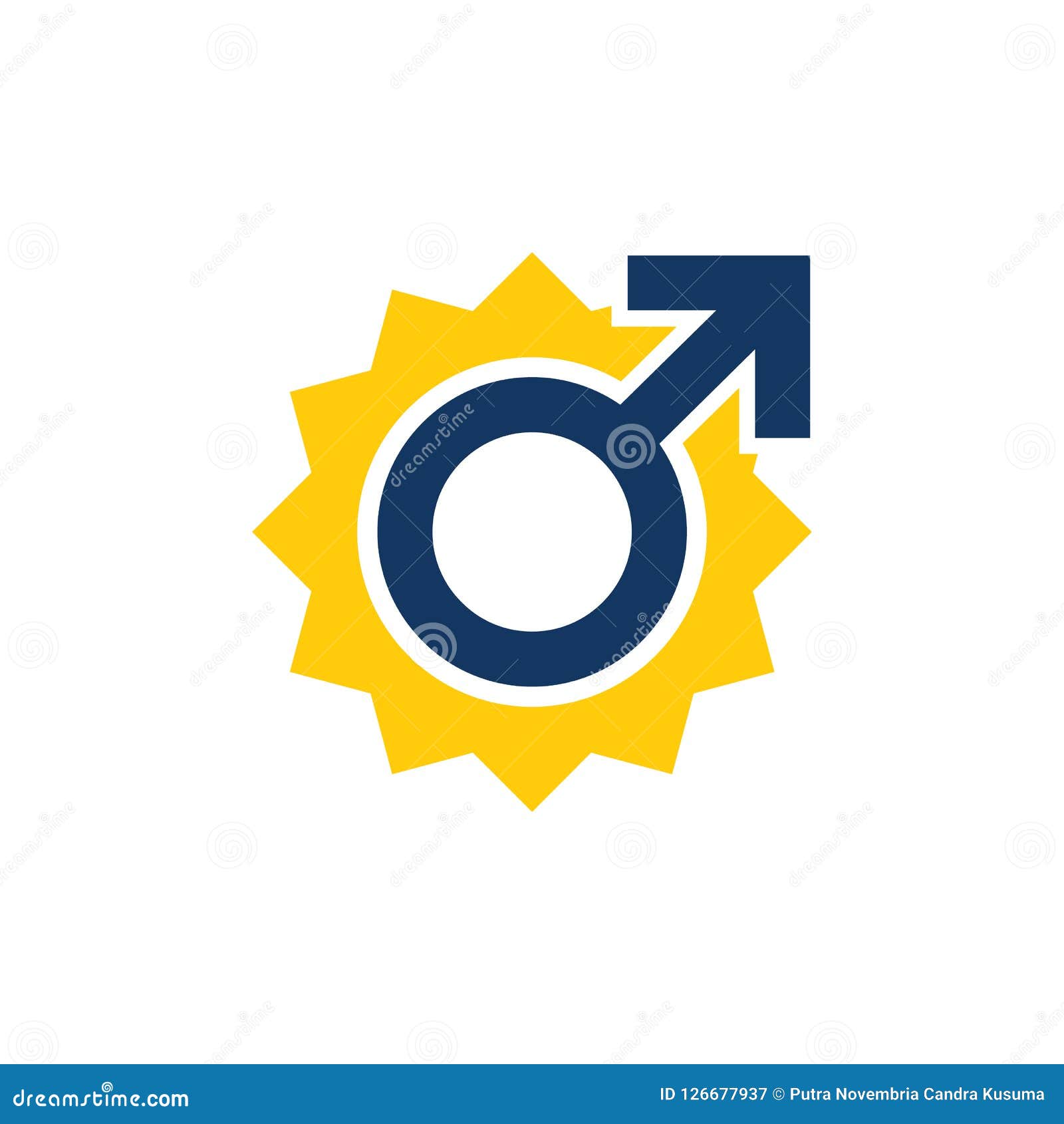 Sun Male Man Logo Icon Design Stock Vector - Illustration of design ...