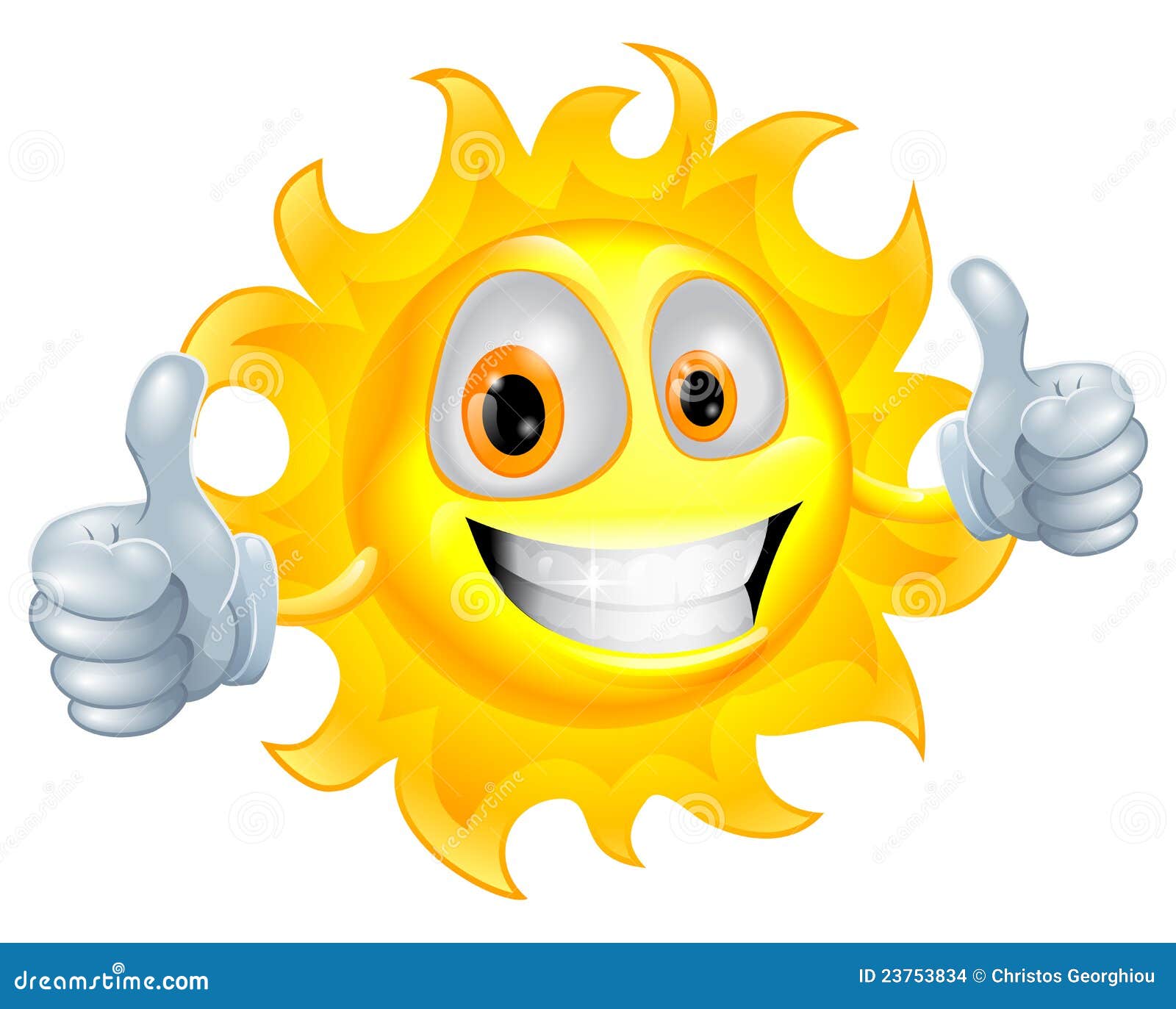 Sun man cartoon character stock vector. Illustration of holidays - 23753834