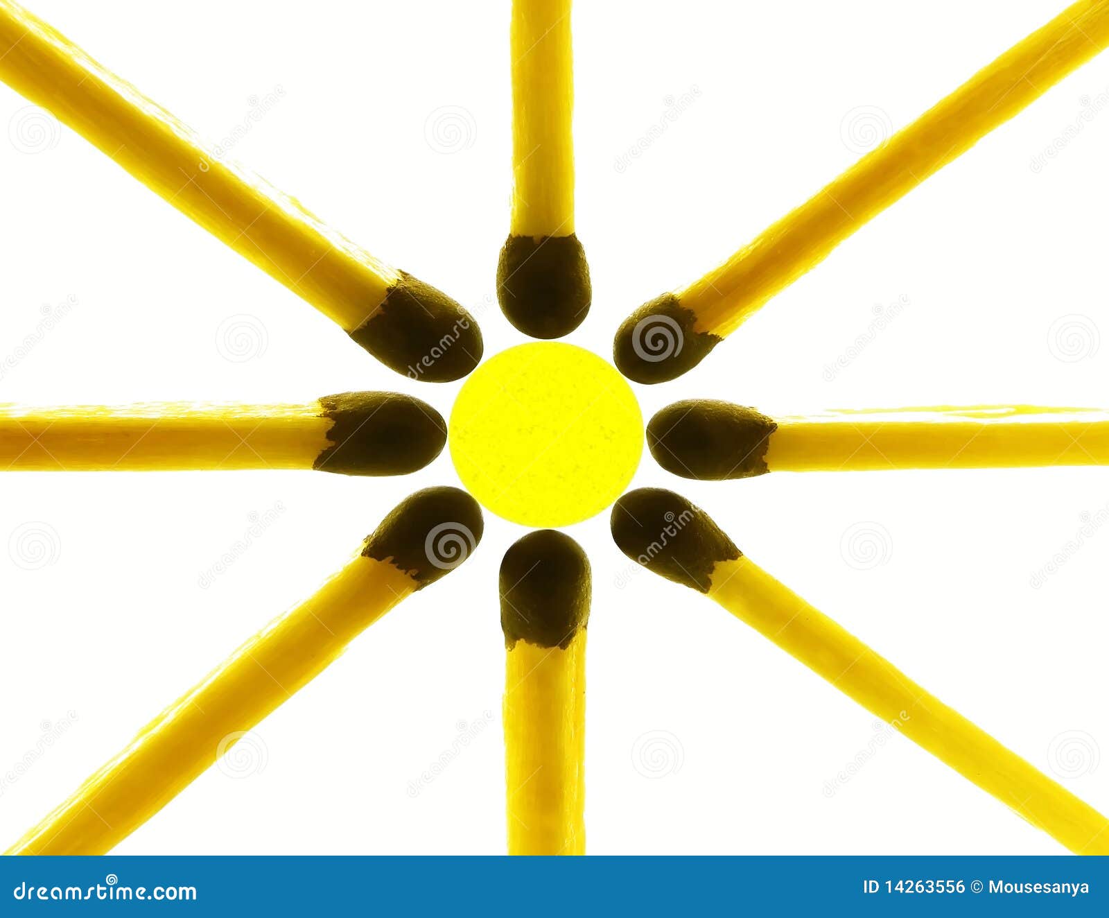 Sun matches stock photo. Image of round, shiny, circle - 14263556