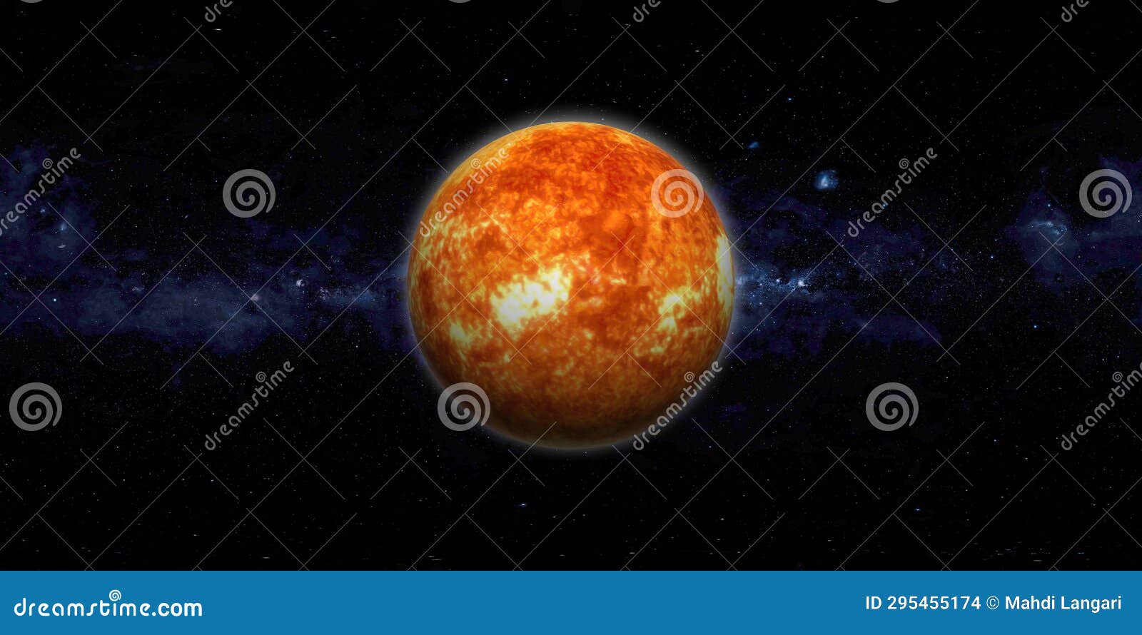 Sun and Milky Way Galaxy stock illustration. Illustration of ...