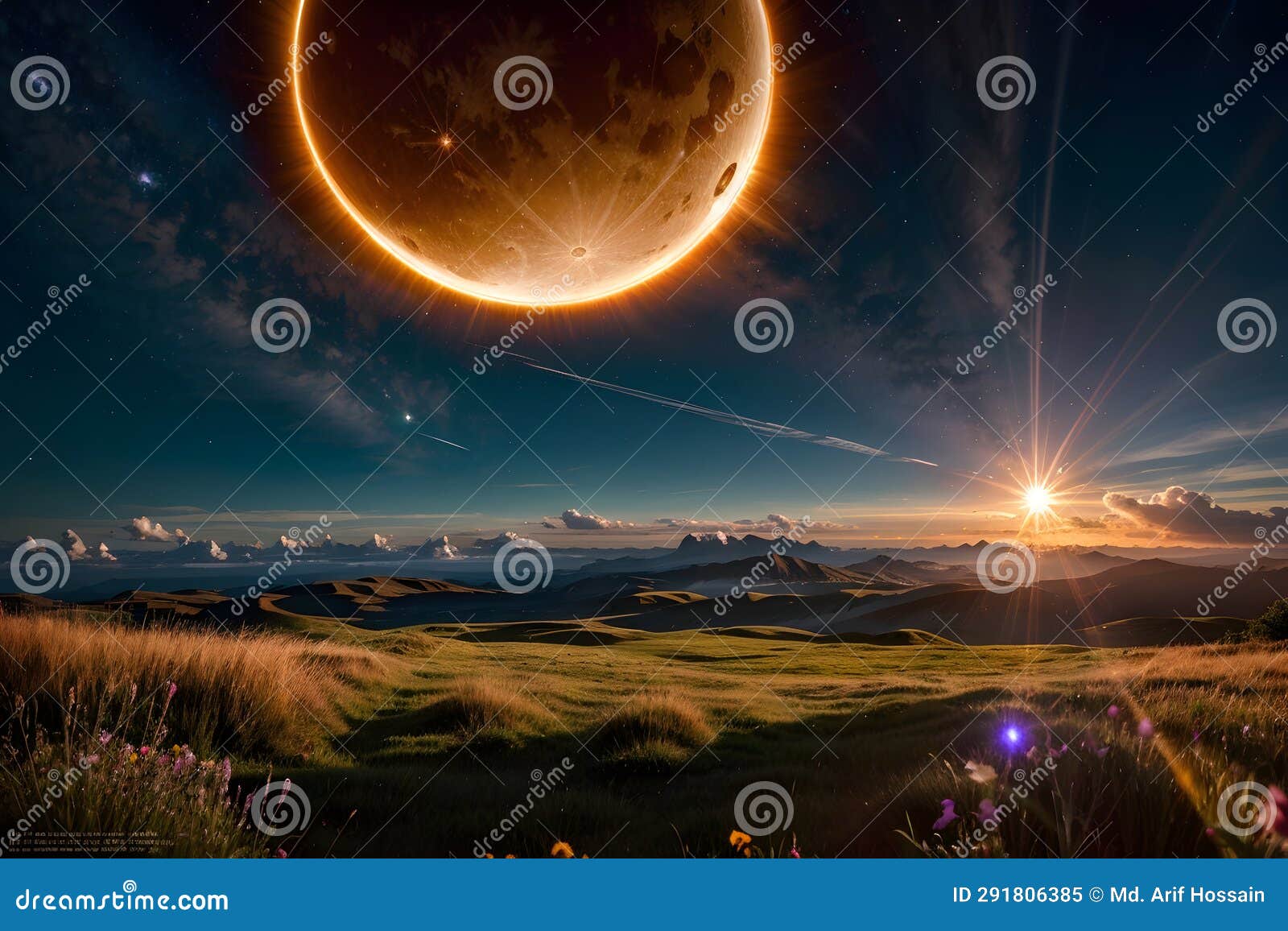 The Sun and Moon Align in a Stunning Display of Light and Darkness a ...