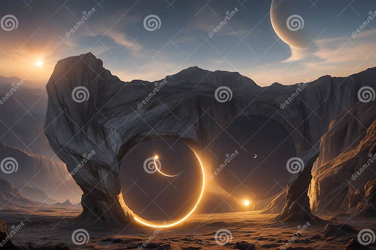 The Sun and Moon Align in a Stunning Display of Light and Darkness a ...