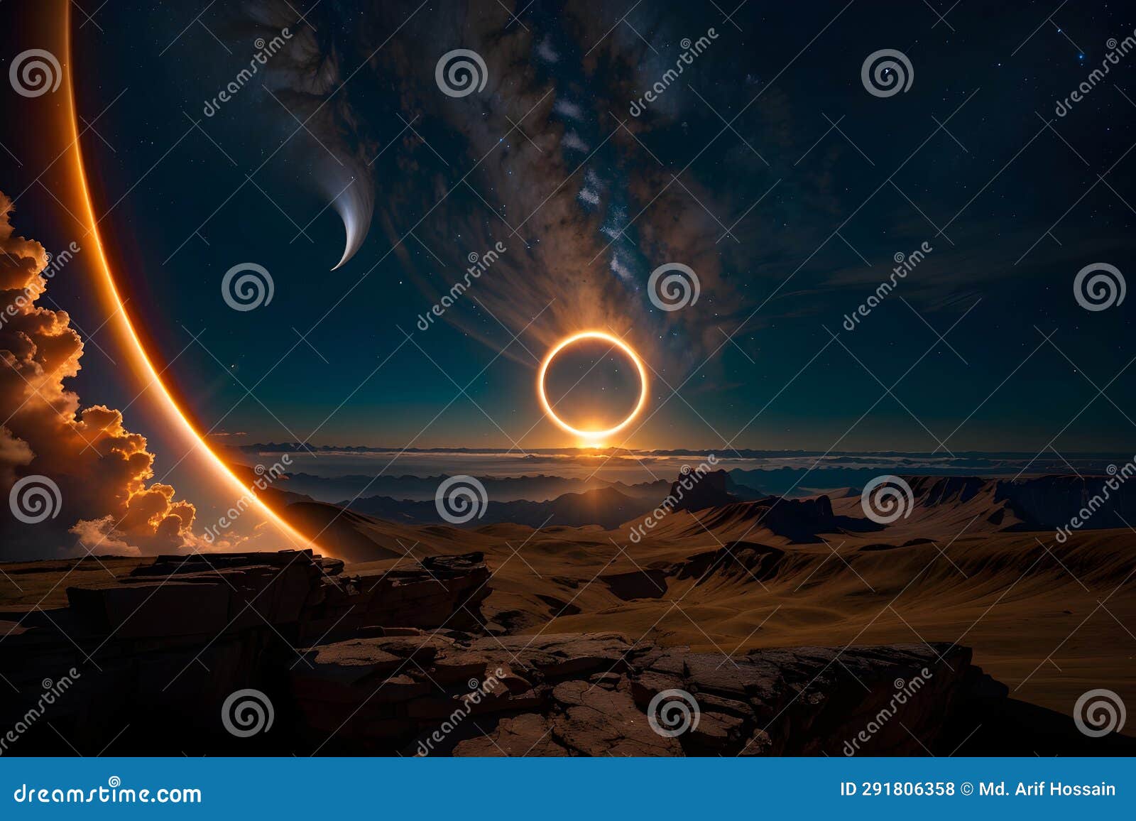 The Sun and Moon Align in a Stunning Display of Light and Darkness a ...