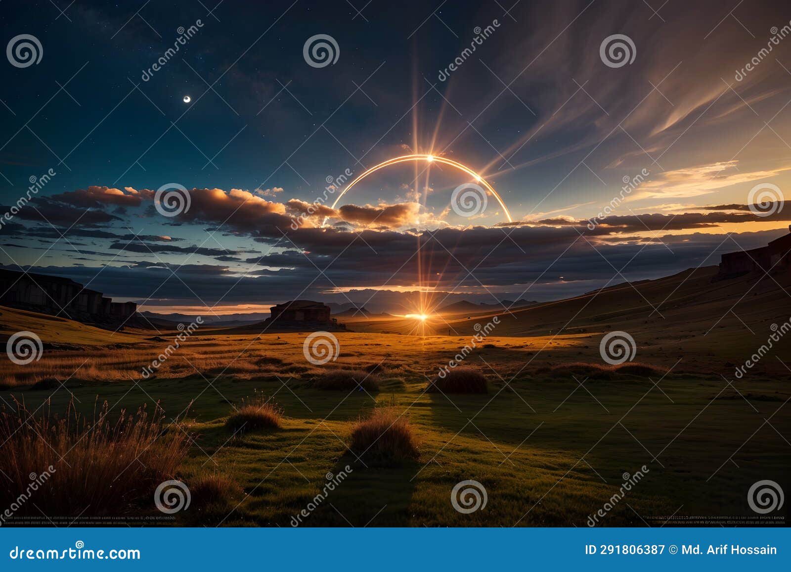 The Sun and Moon Align in a Stunning Display of Light and Darkness a ...