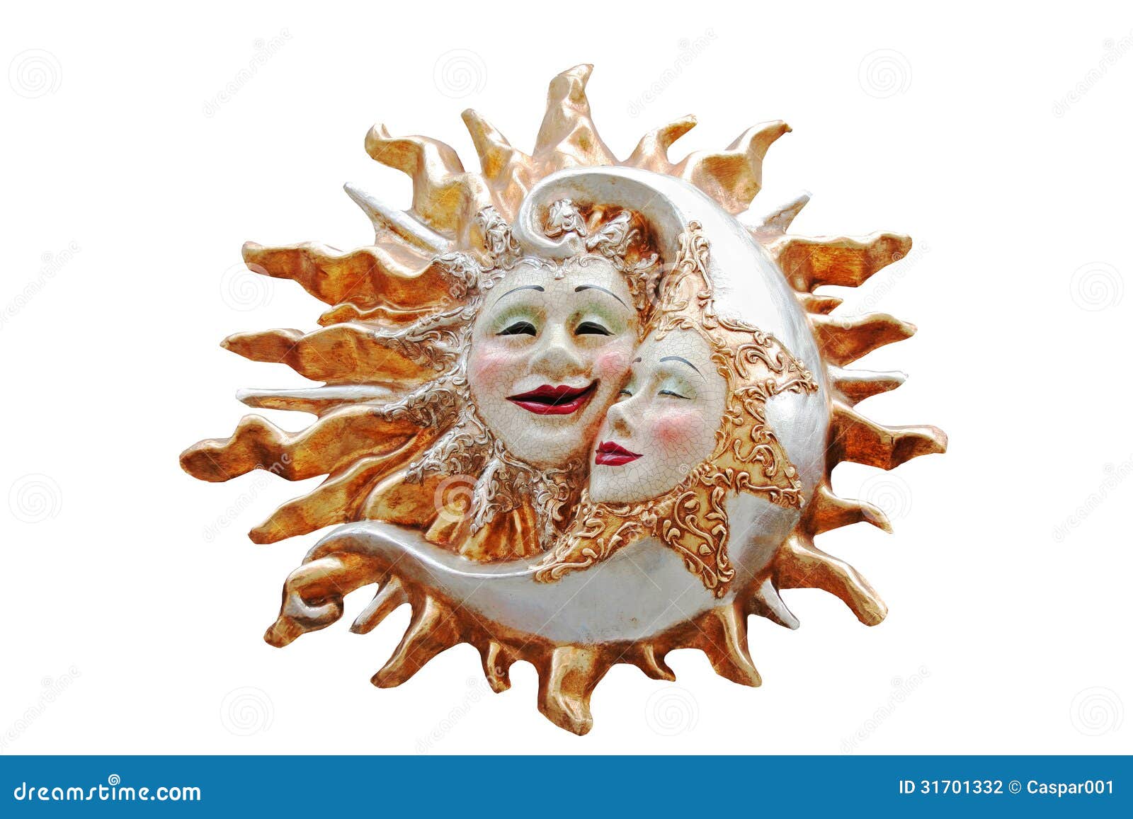 Sun and Moon, Day and Night Stock Photo - Image of artdeco, favor: 31701332