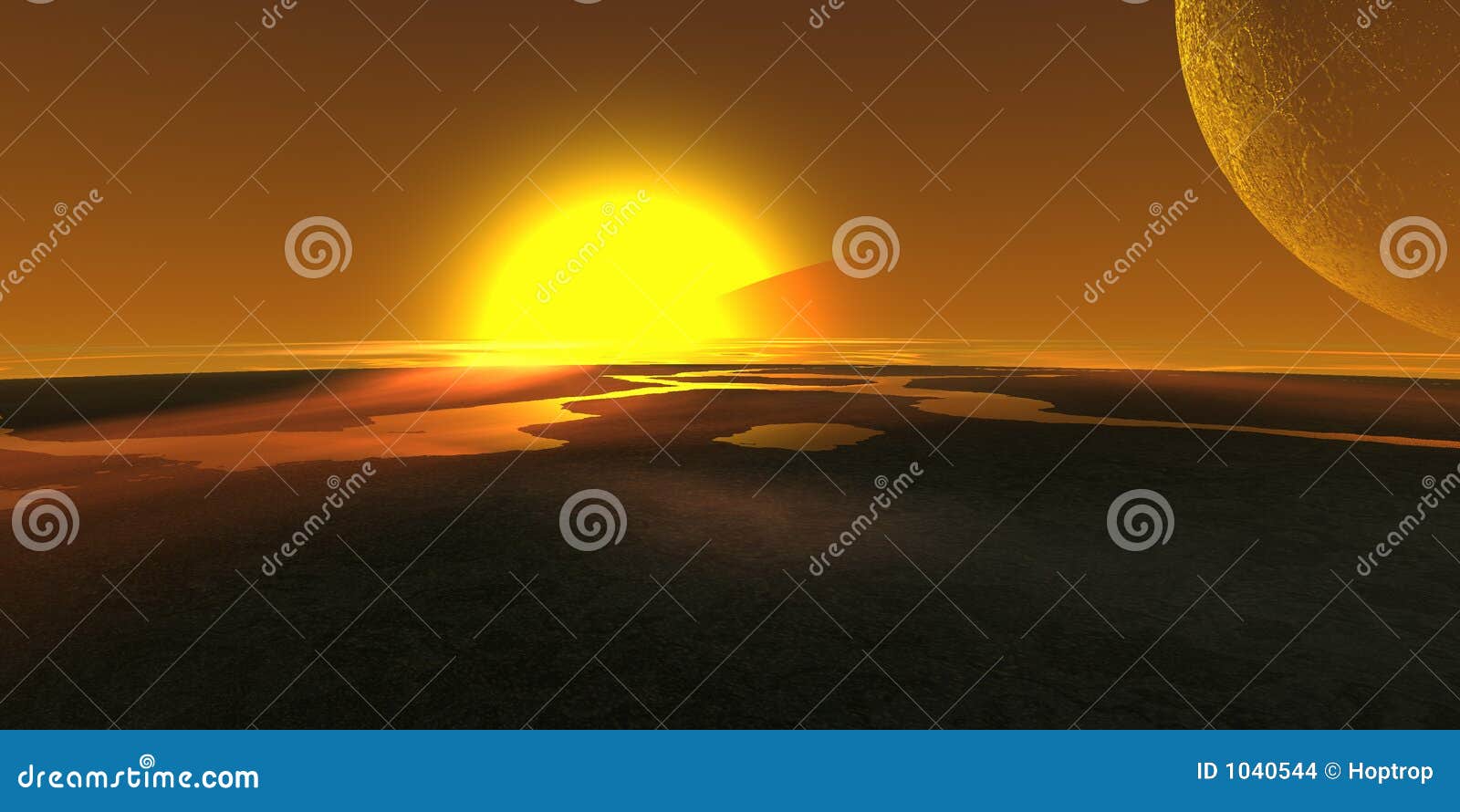Sun and moons stock illustration. Illustration of future - 1040544