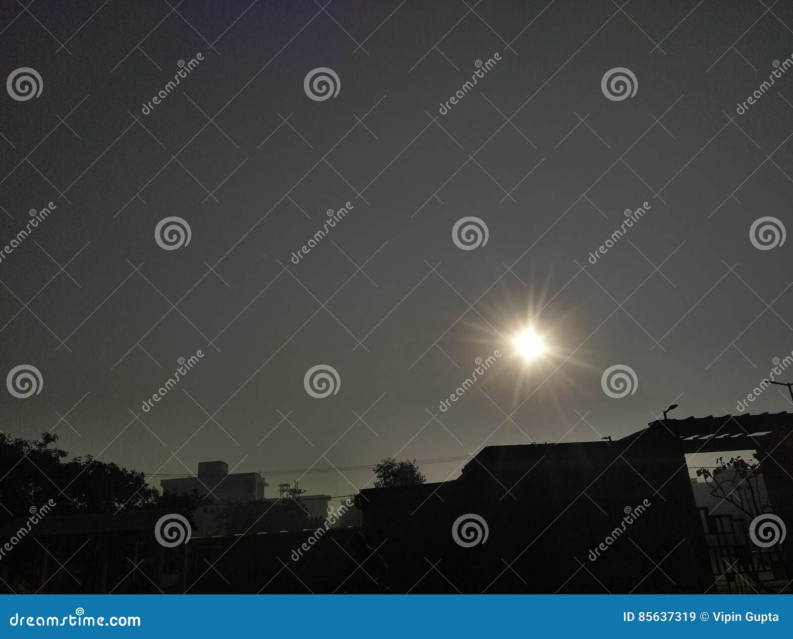 Sun in Morning stock image. Image of rare, morning, early - 85637319