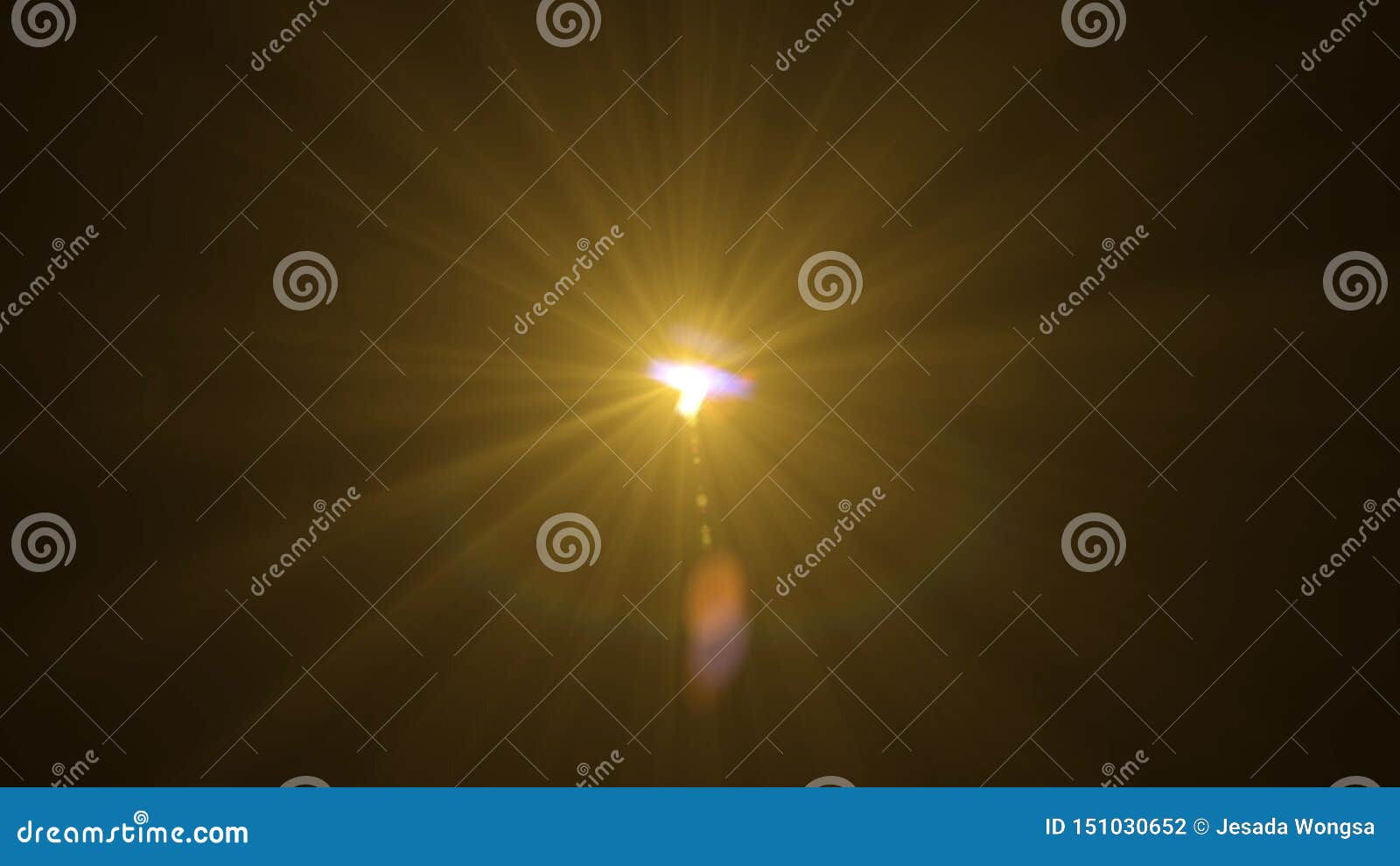 Sun Movement with Bright Flares Background Glow Light Bright for ...