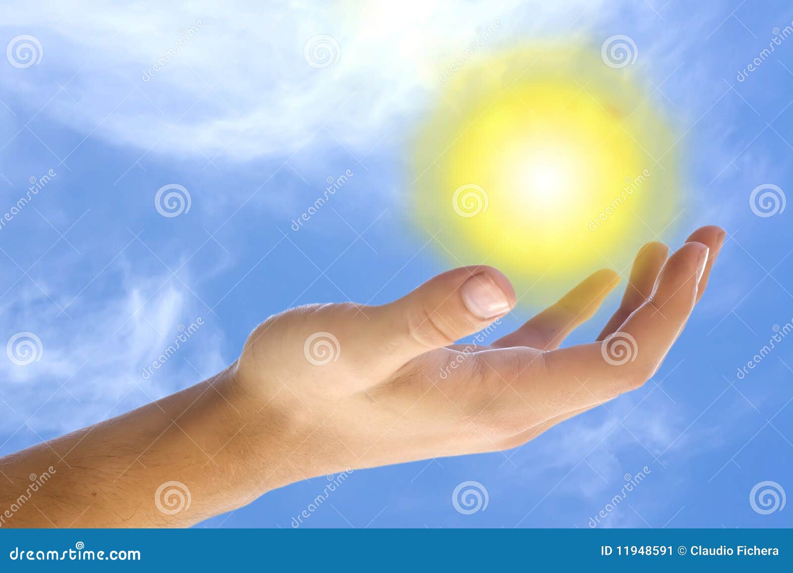 The sun in my hand stock image. Image of christian, trust - 11948591