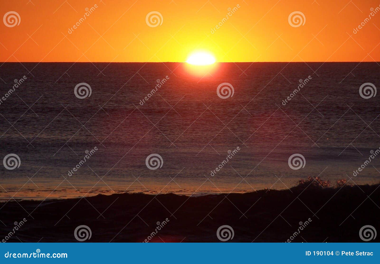 Sun n Surf stock photo. Image of summer, water, sunset - 190104