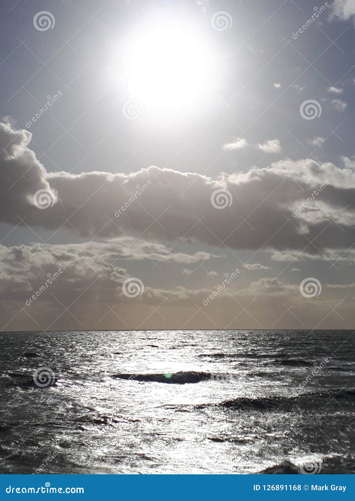 Atmospheric Reflections stock photo. Image of ocean - 126891168