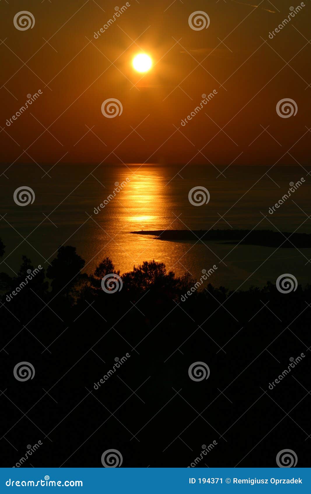 Sun Over The Water Picture. Image: 194371