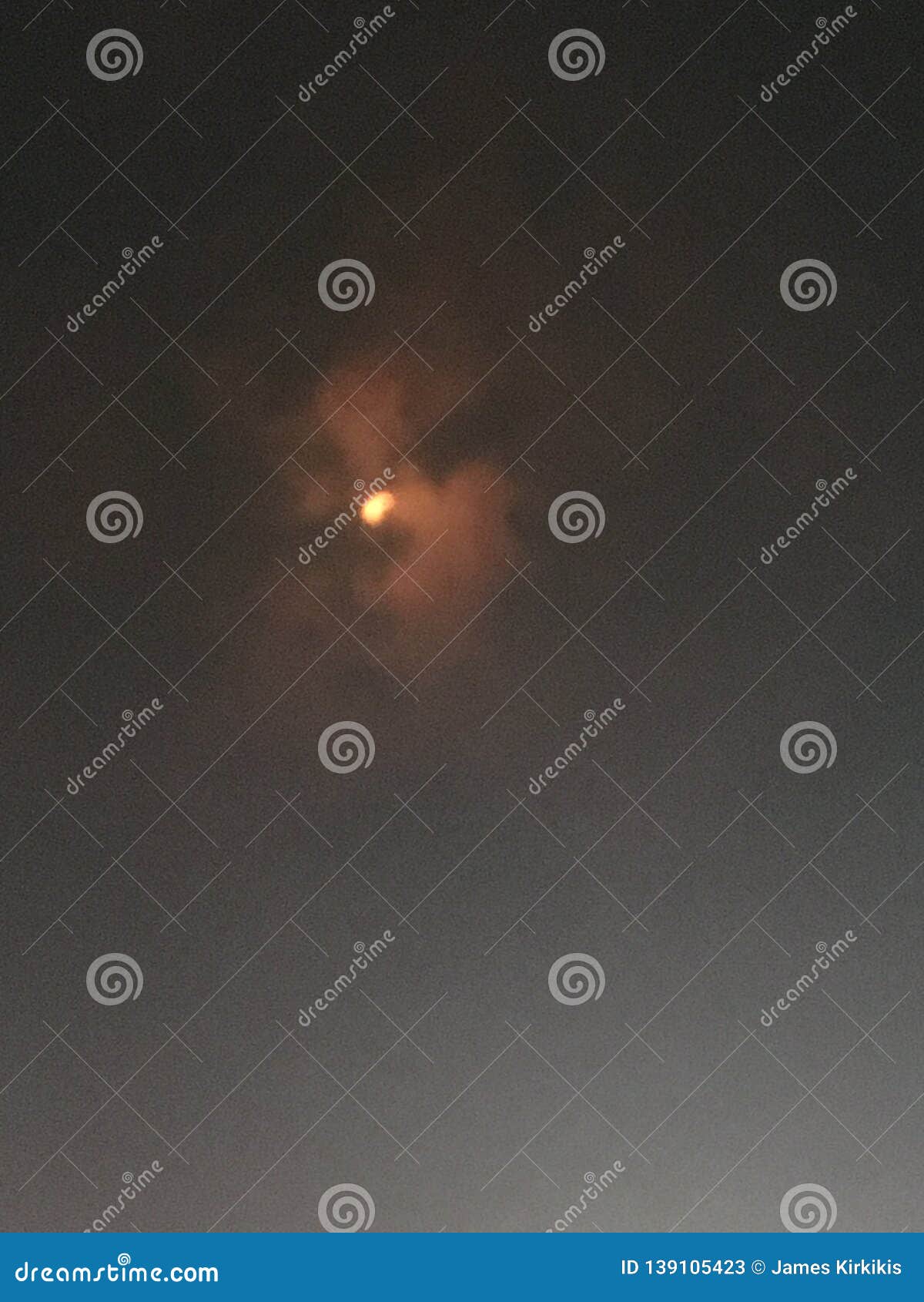 Solar Eclipse through the Clouds Stock Image - Image of shadow, event ...