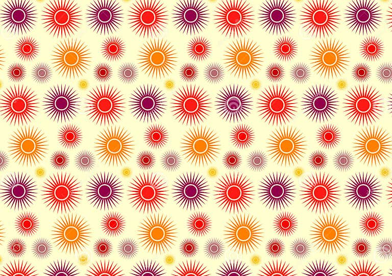 Sun pattern stock illustration. Illustration of edesign - 93203515