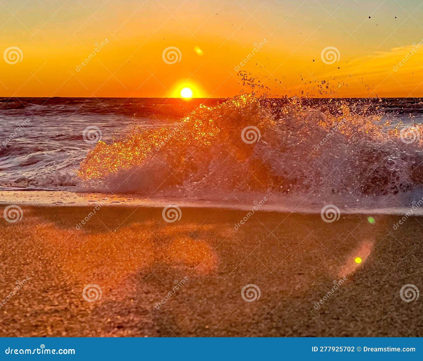 The Sun Peaks through the Morning Breaks Stock Photo - Image of ...