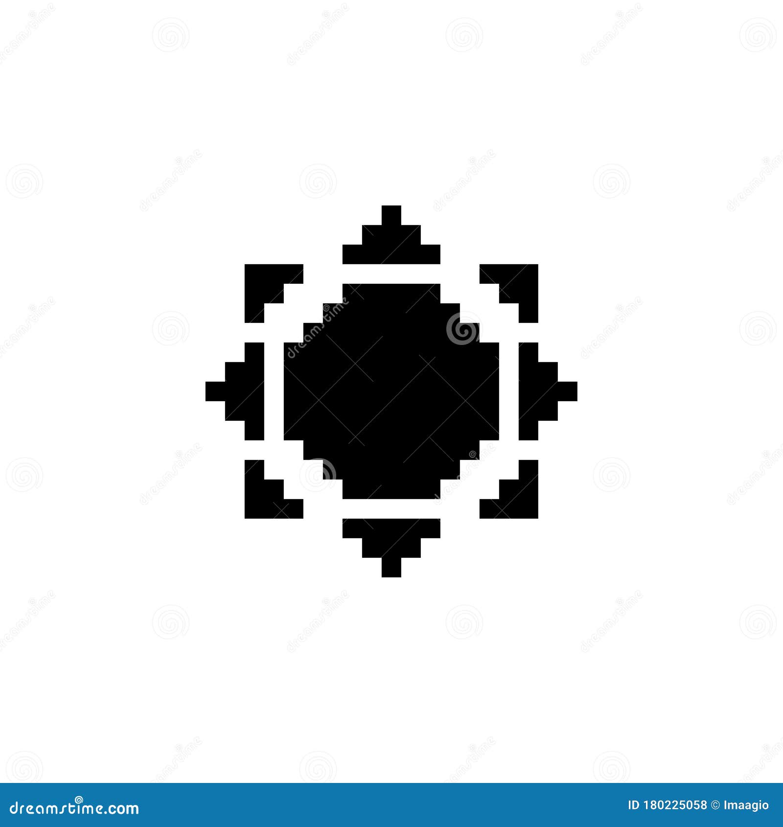 8 Bit Pixel, UI Weather Symbol Icon. Water Icons, Cloudy, Rain, Bright ...