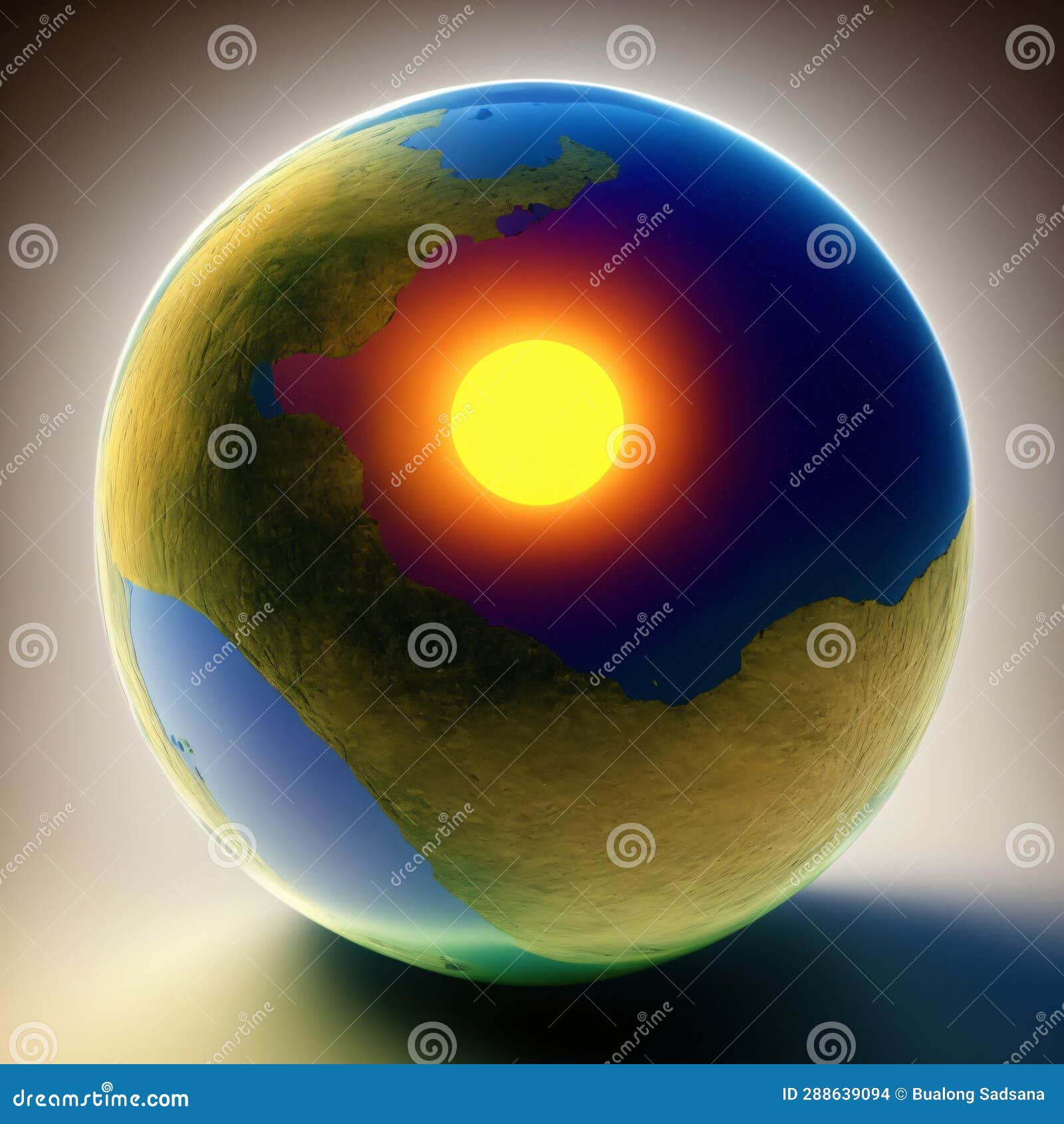Sun and Planet on a Transparent Background for Decoration in the ...