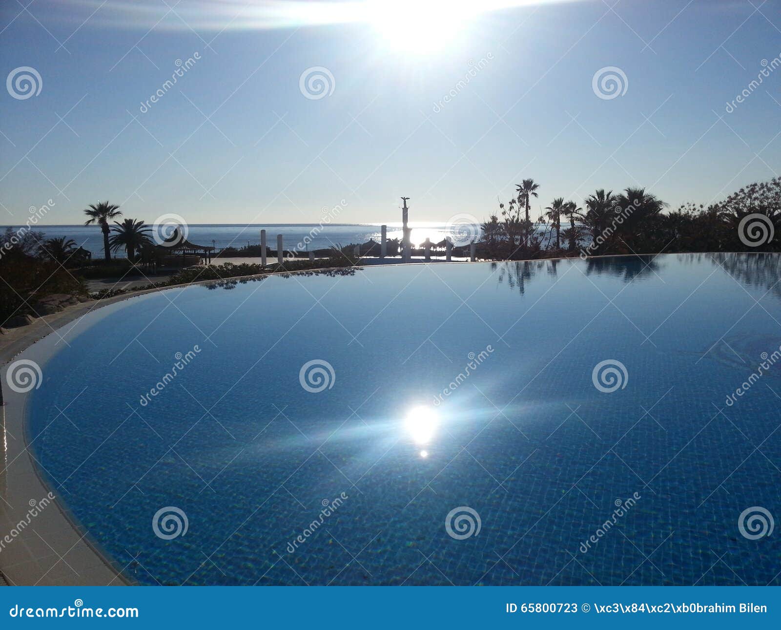 Sun on the Pool stock image. Image of together, pool - 65800723