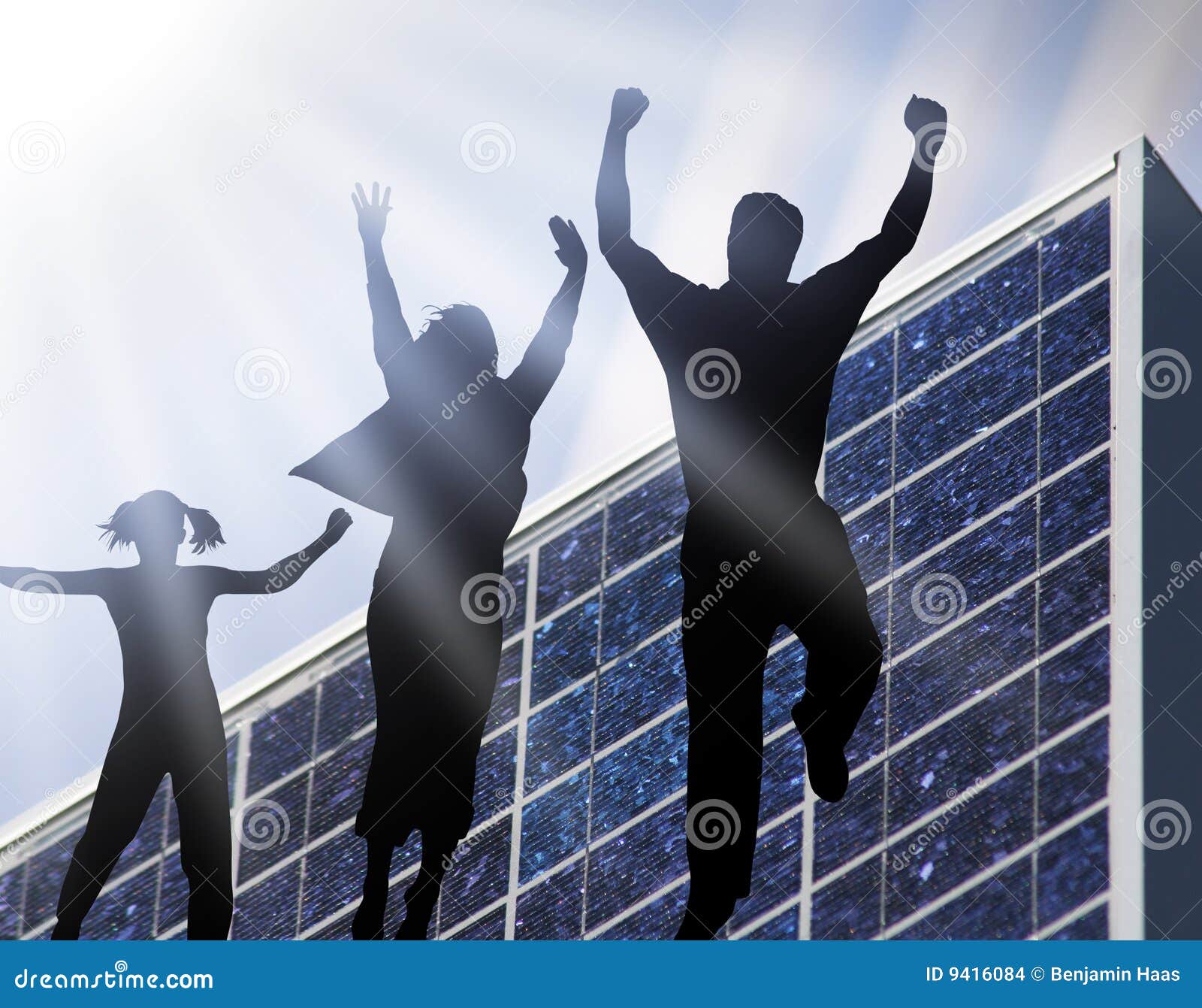 Sun Power stock illustration. Illustration of industrial - 9416084