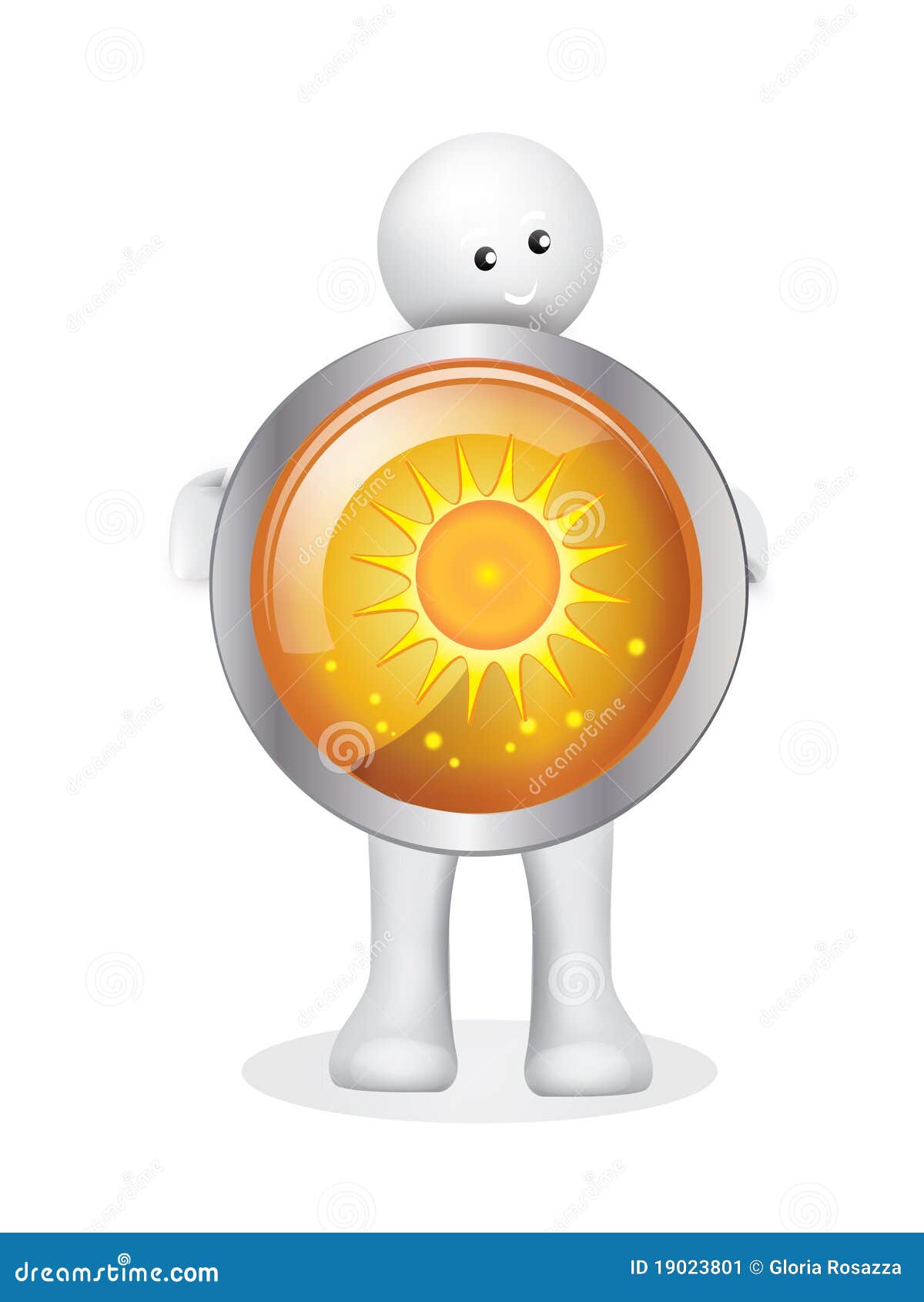 Sun radiation stock illustration. Illustration of light - 19023801
