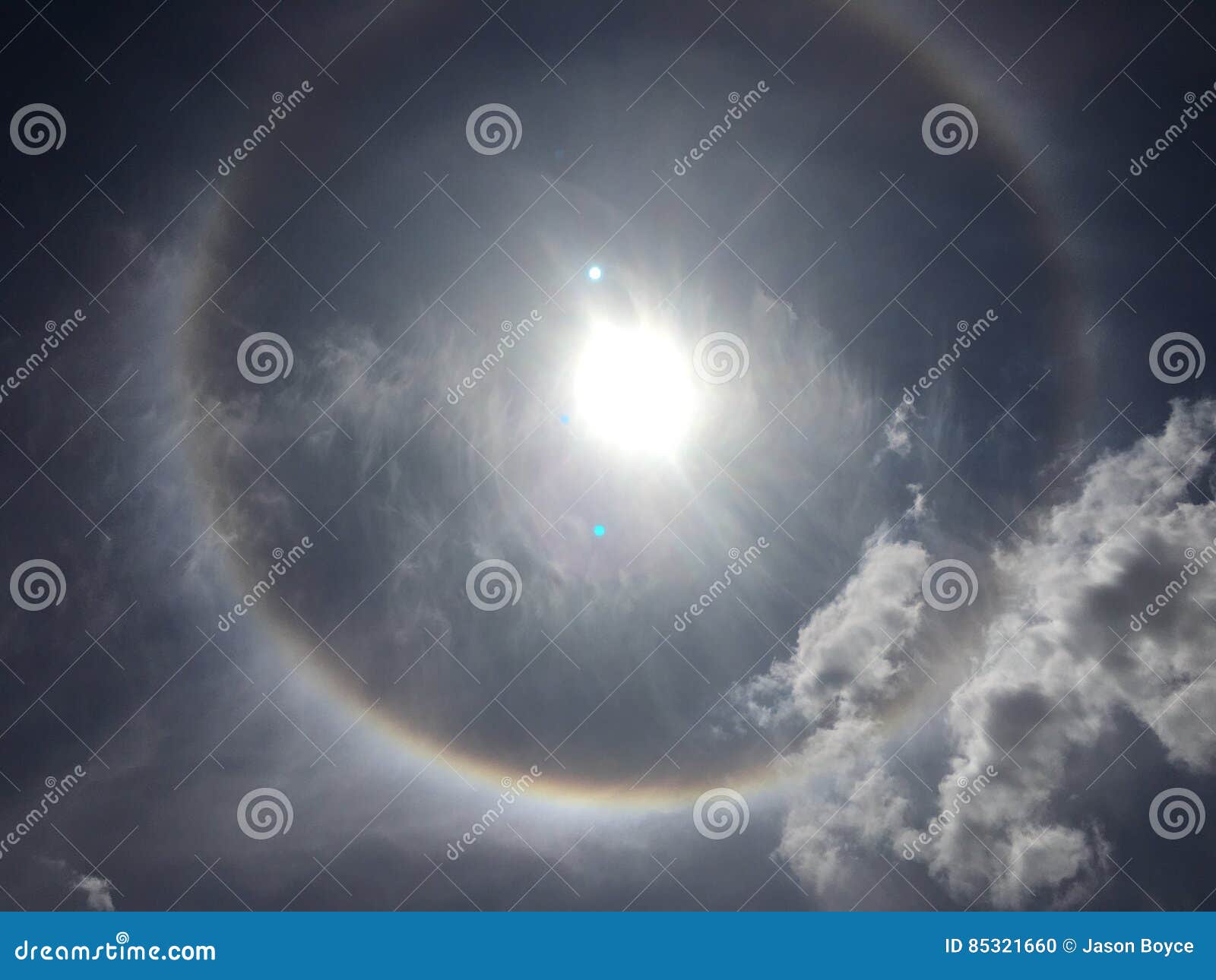 Sun rainbow stock photo. Image of phenomenon, rare, circle - 85321660