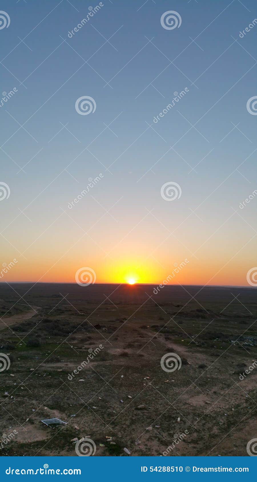 Sun raise stock photo. Image of raise, view, desert, awsome - 54288510