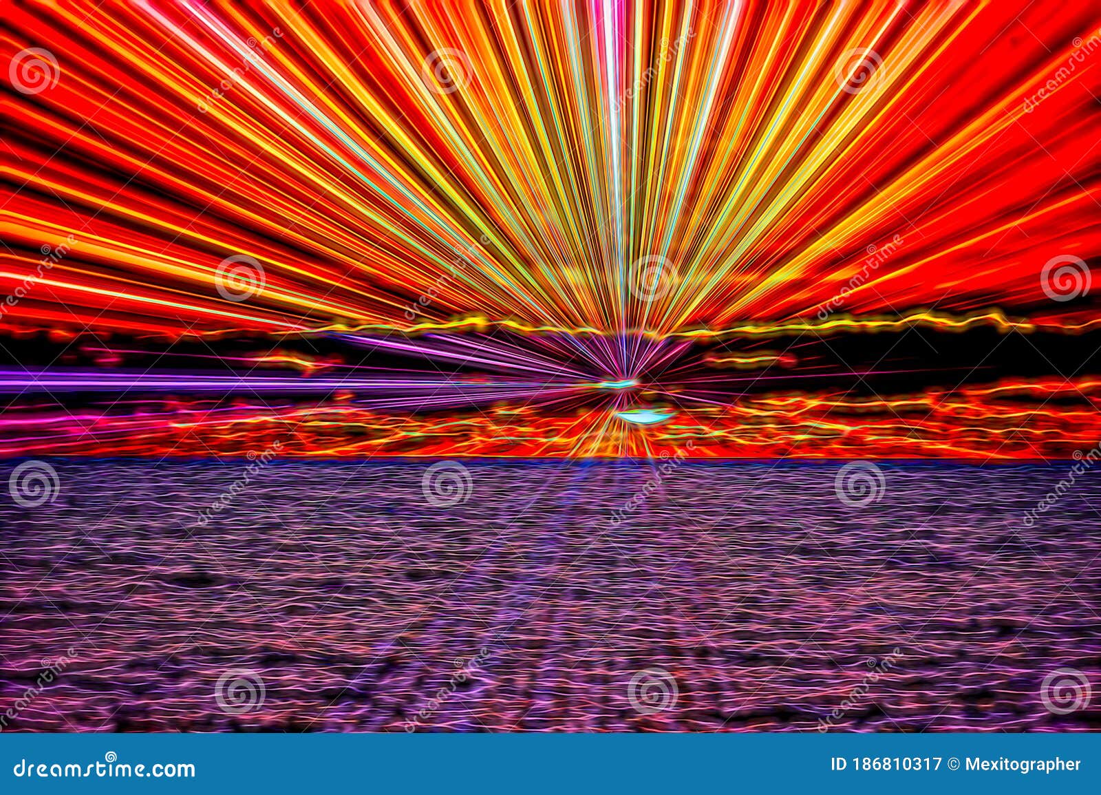 Sun Ray Emanating Burst Royalty-Free Stock Photography | CartoonDealer ...