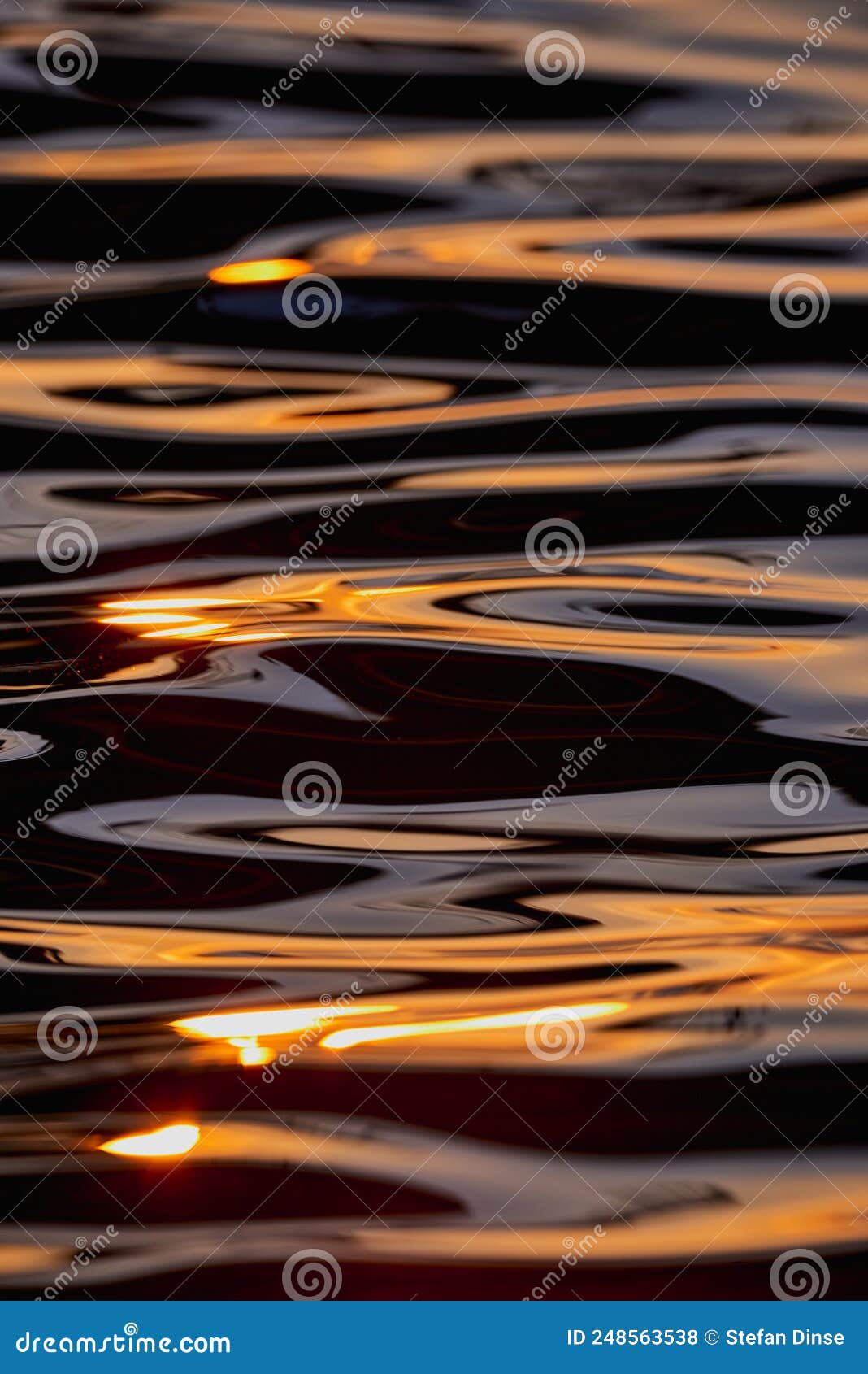 Sun Ray Relection on Water Surface Stock Photo - Image of bright, wave ...