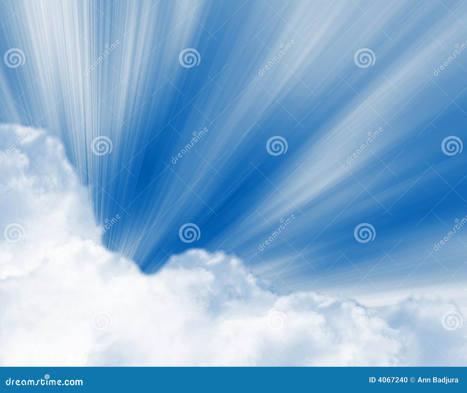 Sun rays stock illustration. Illustration of creation - 4067240