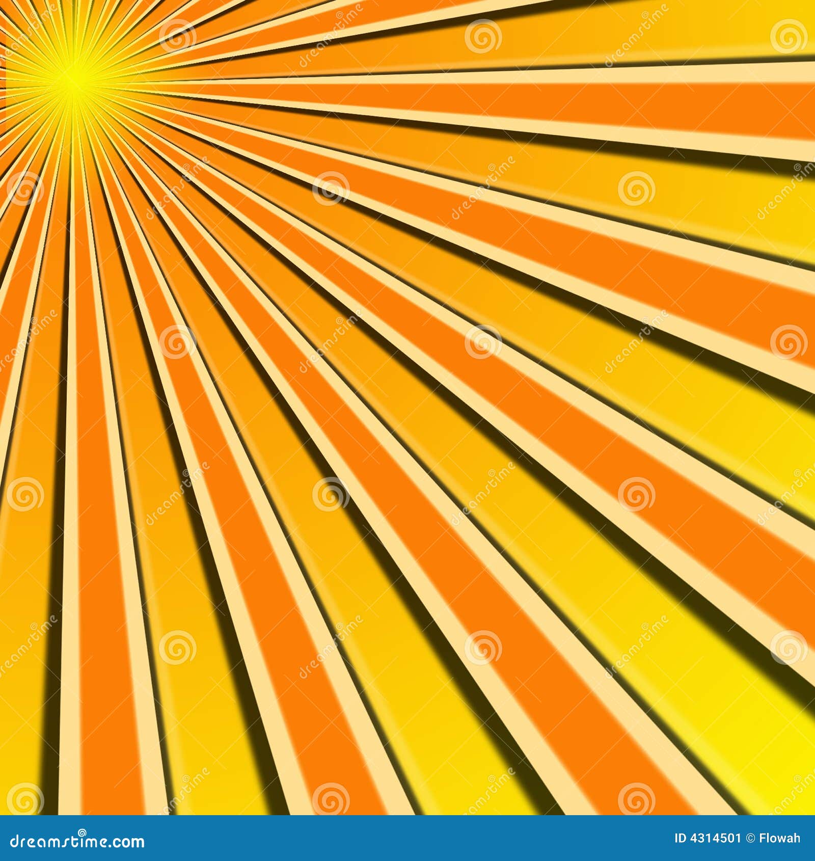 Sun rays stock illustration. Illustration of abstract - 4314501