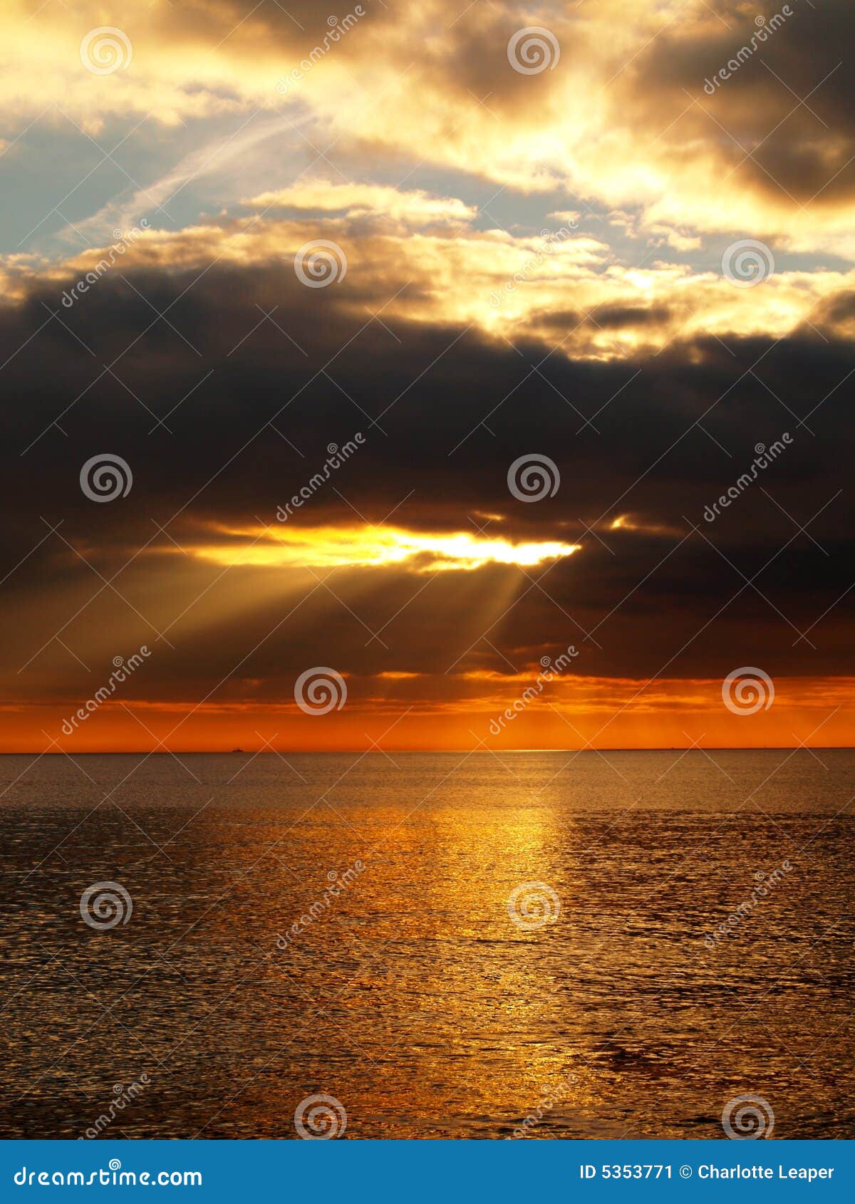 Sun Rays stock image. Image of beautiful, water, rays - 5353771