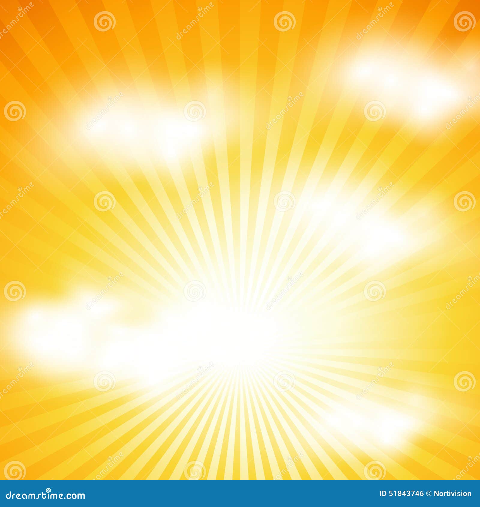 Sun rays background stock vector. Illustration of decorative - 51843746
