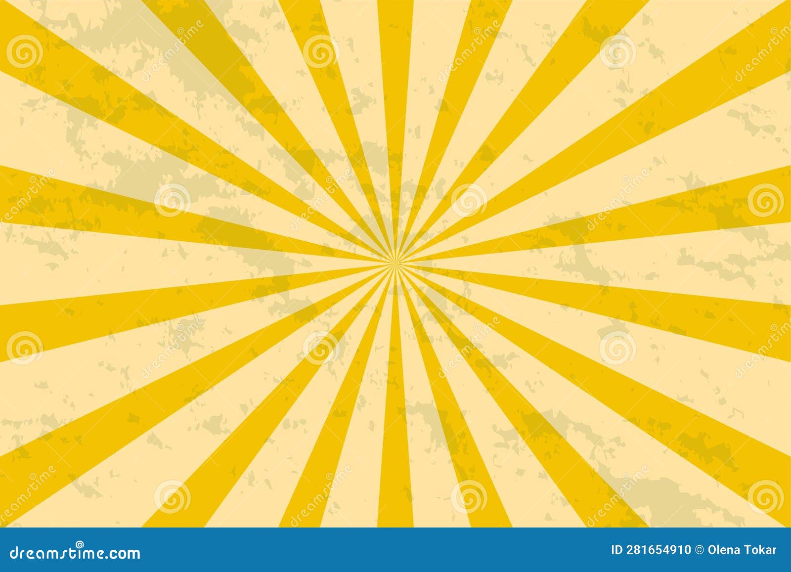 Sun Rays Background, Psychedelic Wavy Retro 60s 70s Design. Fun Hippie ...
