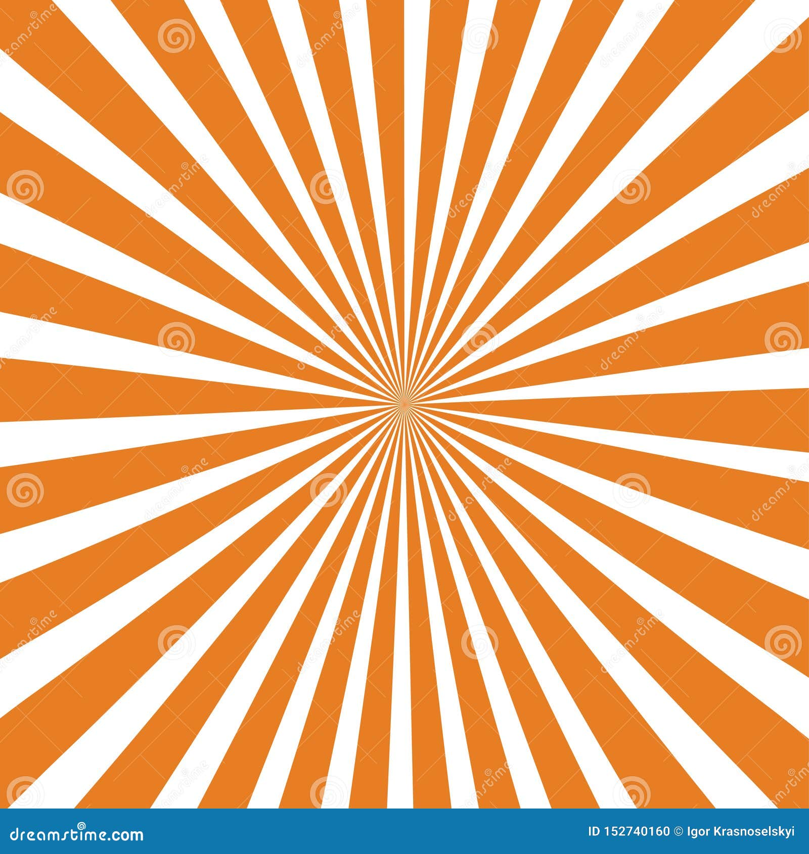Sun Rays Background. Sun Rays in Spiral Design. Sun Rays Orange Color ...