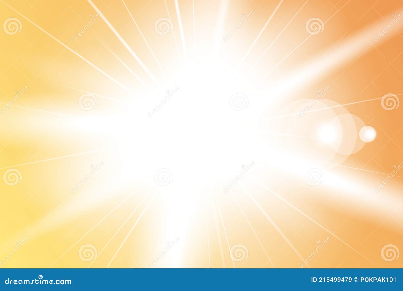 Sun rays background stock vector. Illustration of sunset - 215499479