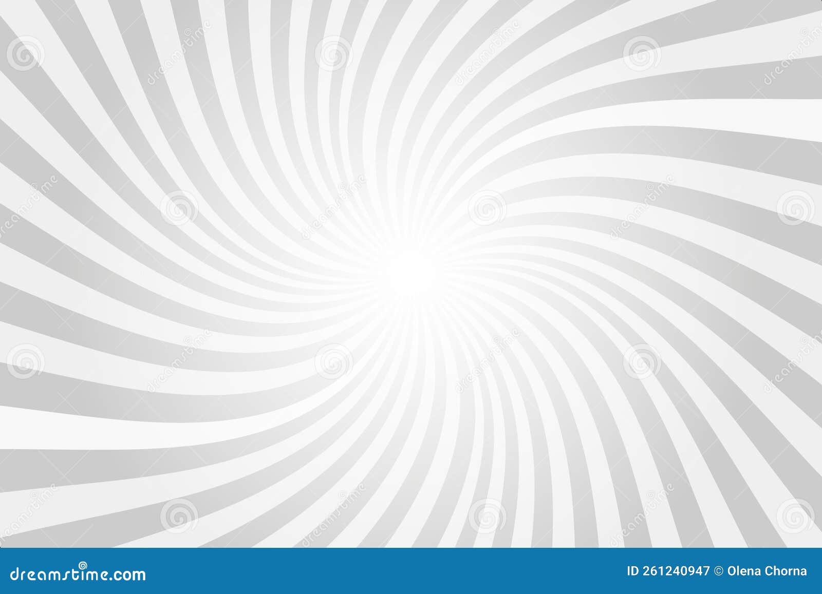 Sun Rays Background. White and Gray Radial Swirl Abstract Comic Pattern ...