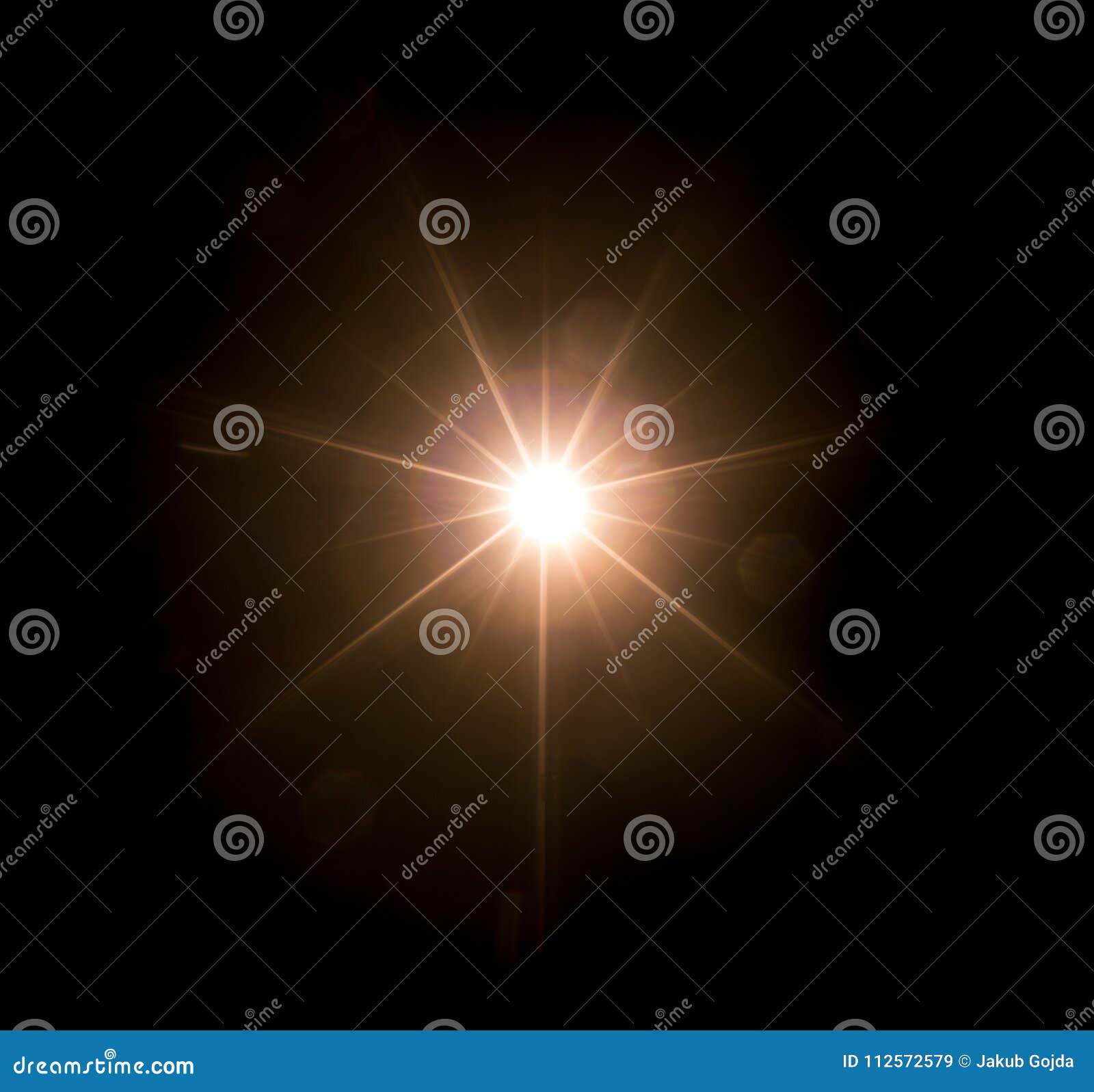 Sun Rays Beams Texture on Black Background Stock Image - Image of flare ...