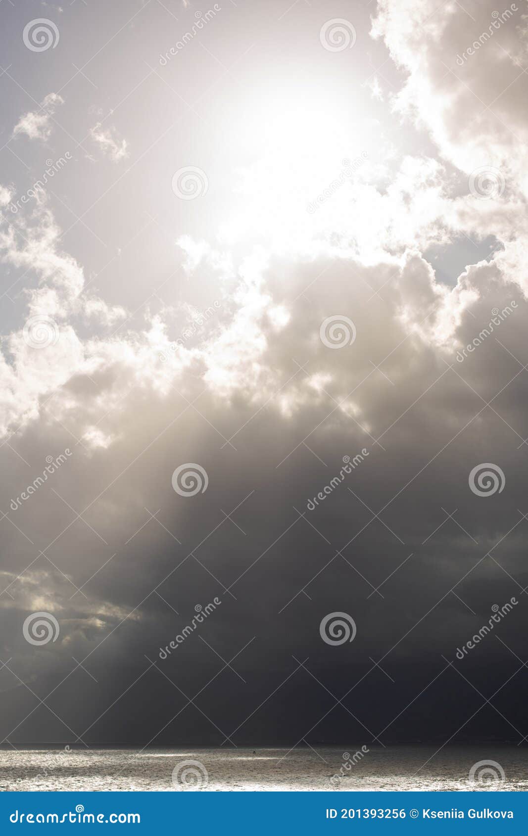Sun Rays from Behind Clouds Stock Photo - Image of religion, ozone ...