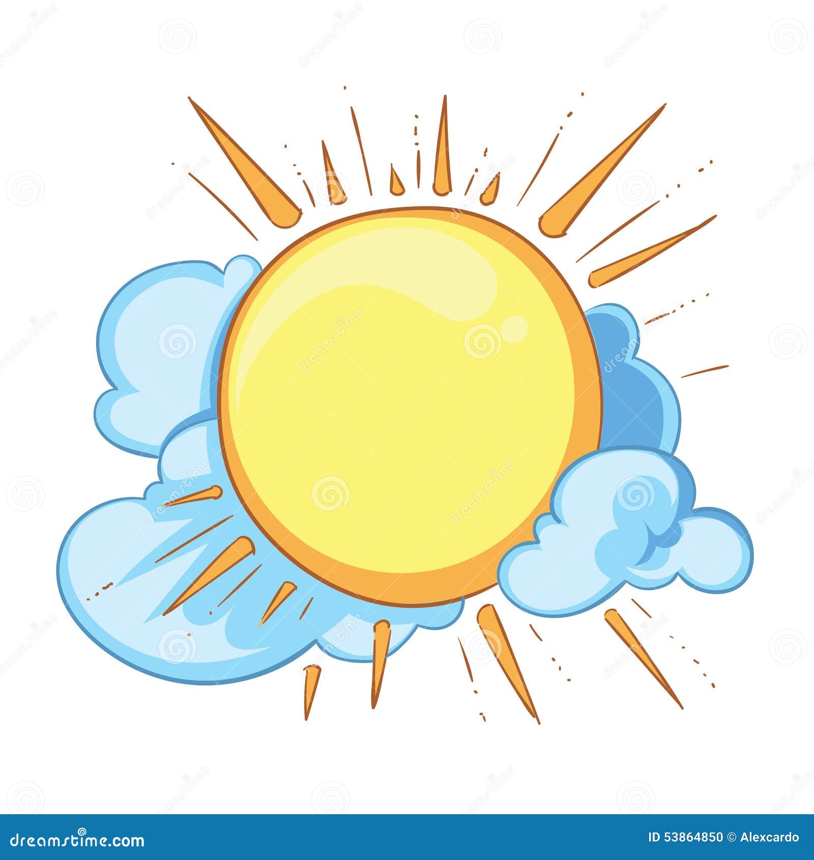 Sun rays stock vector. Illustration of sunlight, light - 53864850