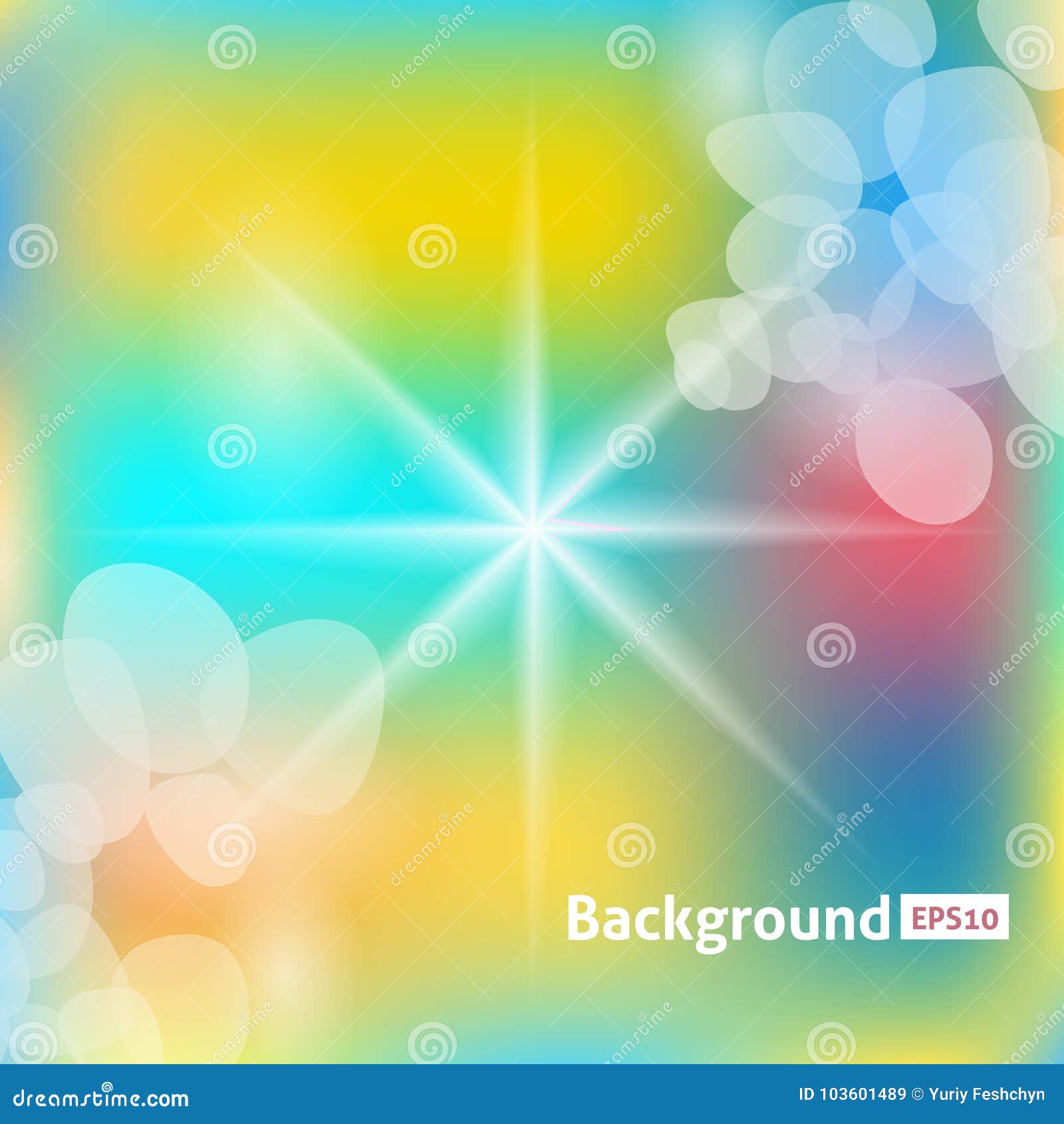 Sun Rays Color Illustration Stock Vector - Illustration of background ...