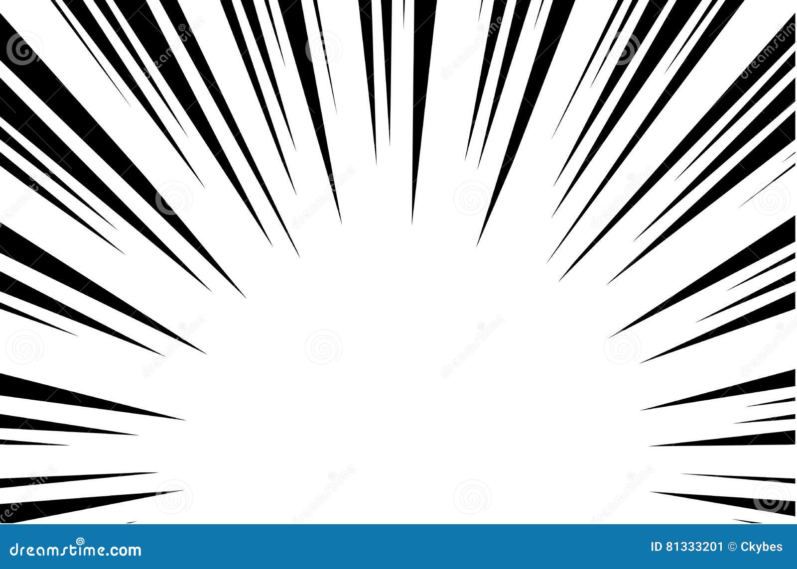 Sun Rays for Comic Books Radial Background Vector Stock Vector ...