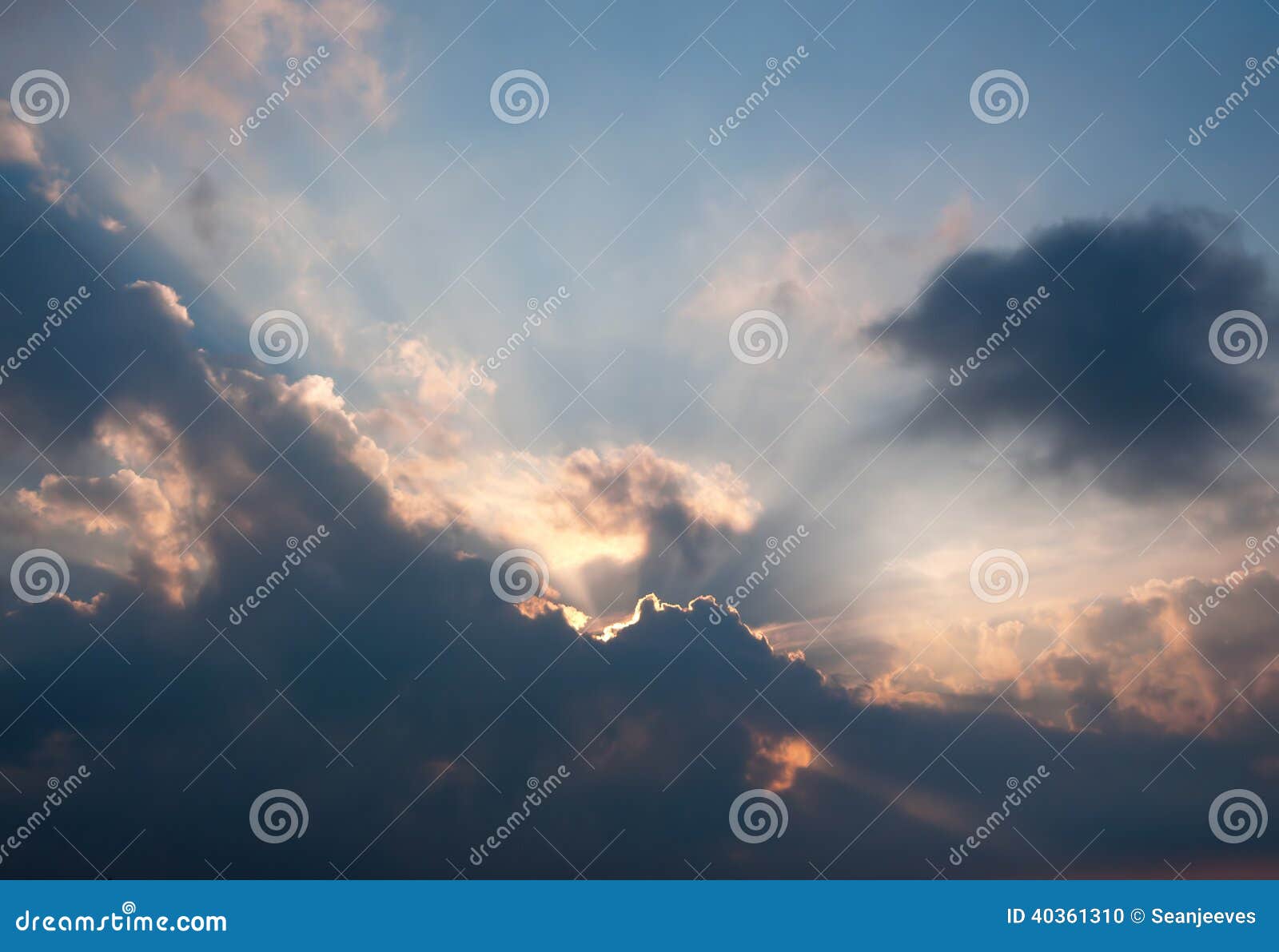 Sun Rays stock photo. Image of blast, weather, concept - 40361310